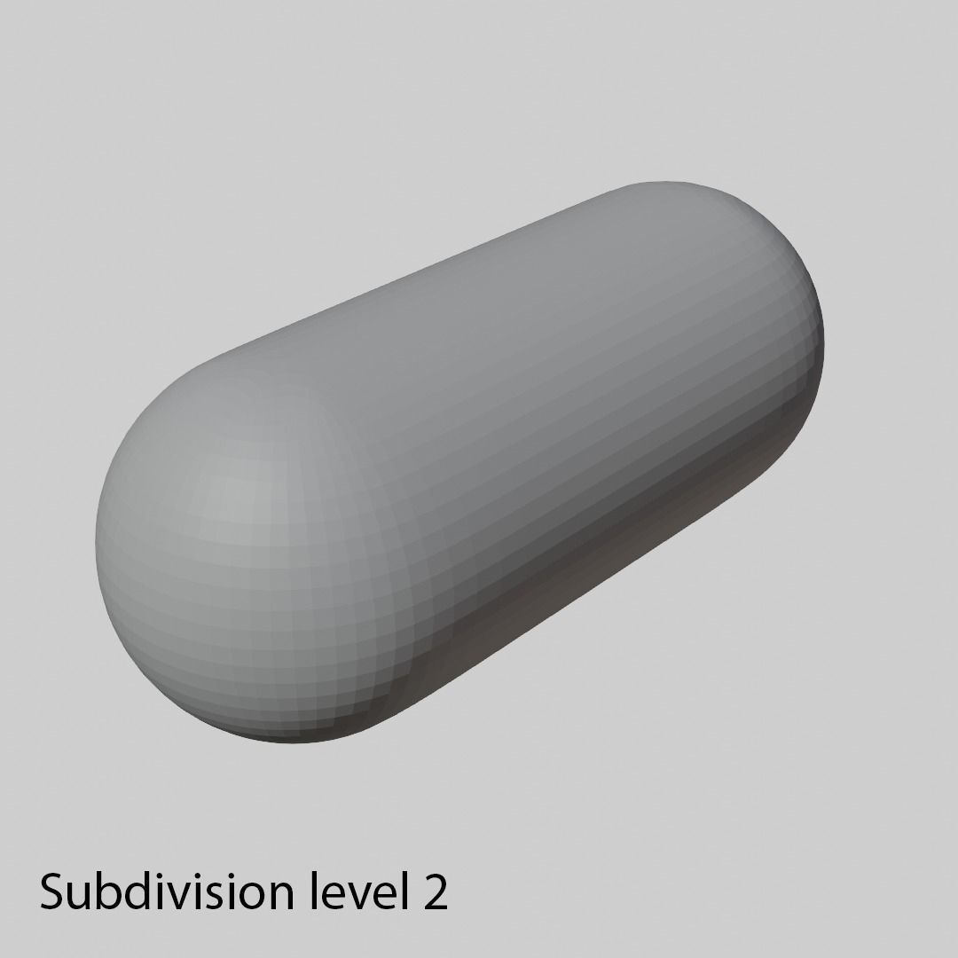 3D model Low-Poly Pill Red-White VR / AR / low-poly | CGTrader