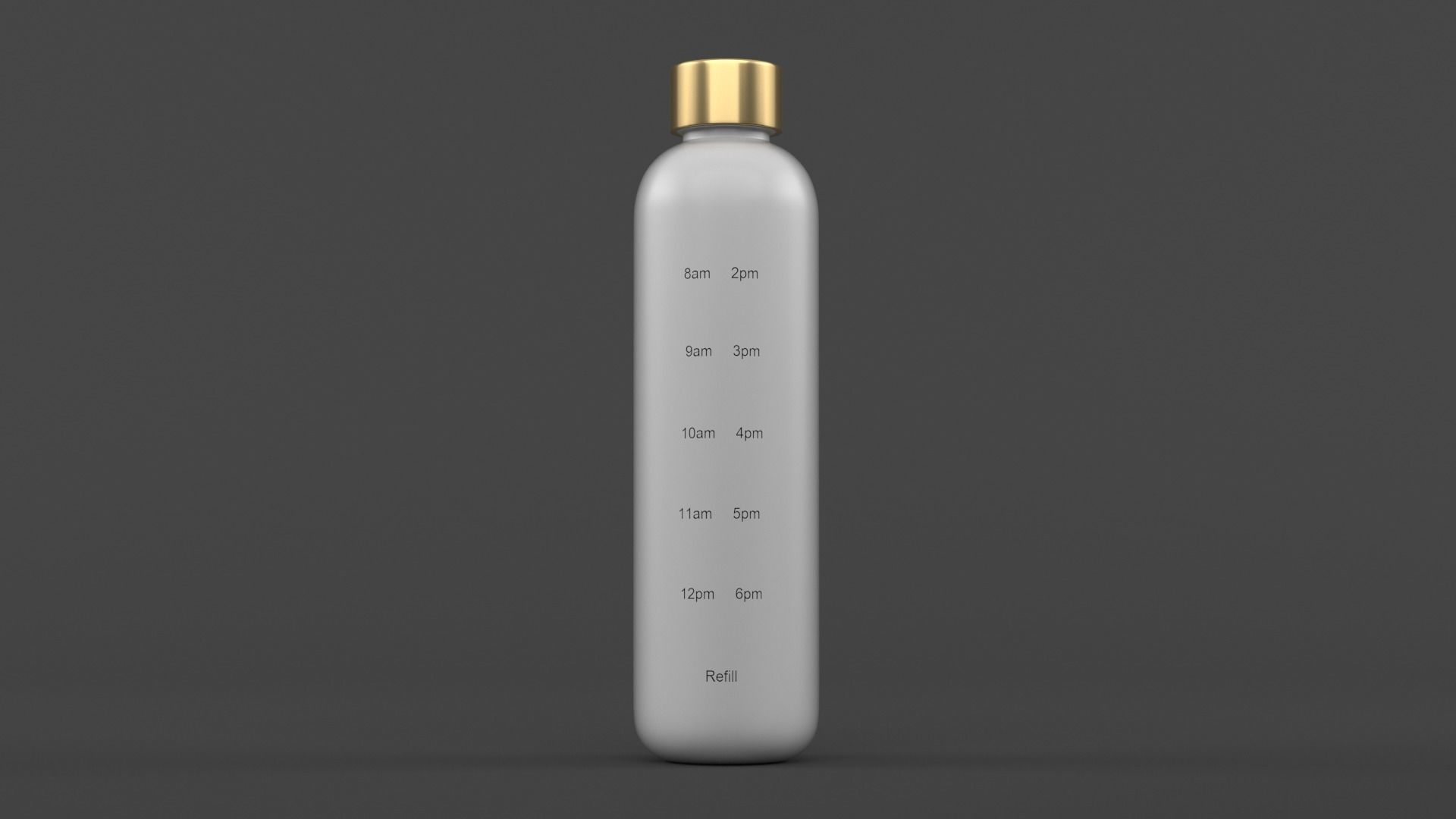 Water Bottle 3D model | CGTrader