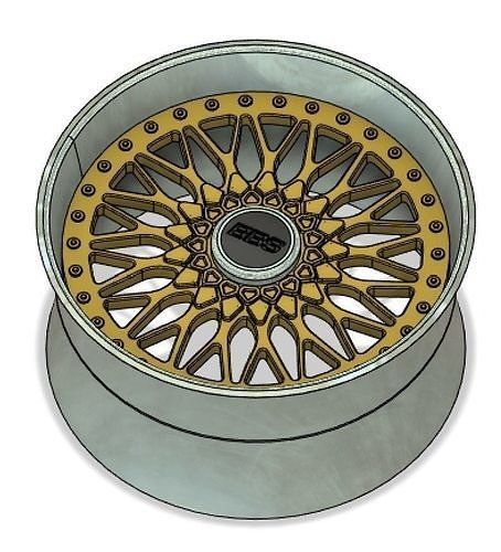 BBS Rim 3D model 3D printable | CGTrader