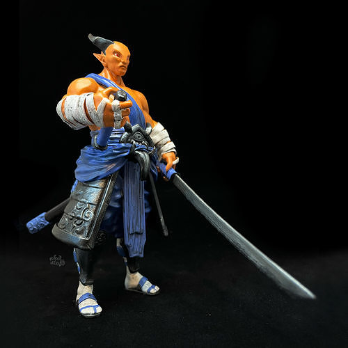 Ronin Warrior free 3D model 3D printable | CGTrader