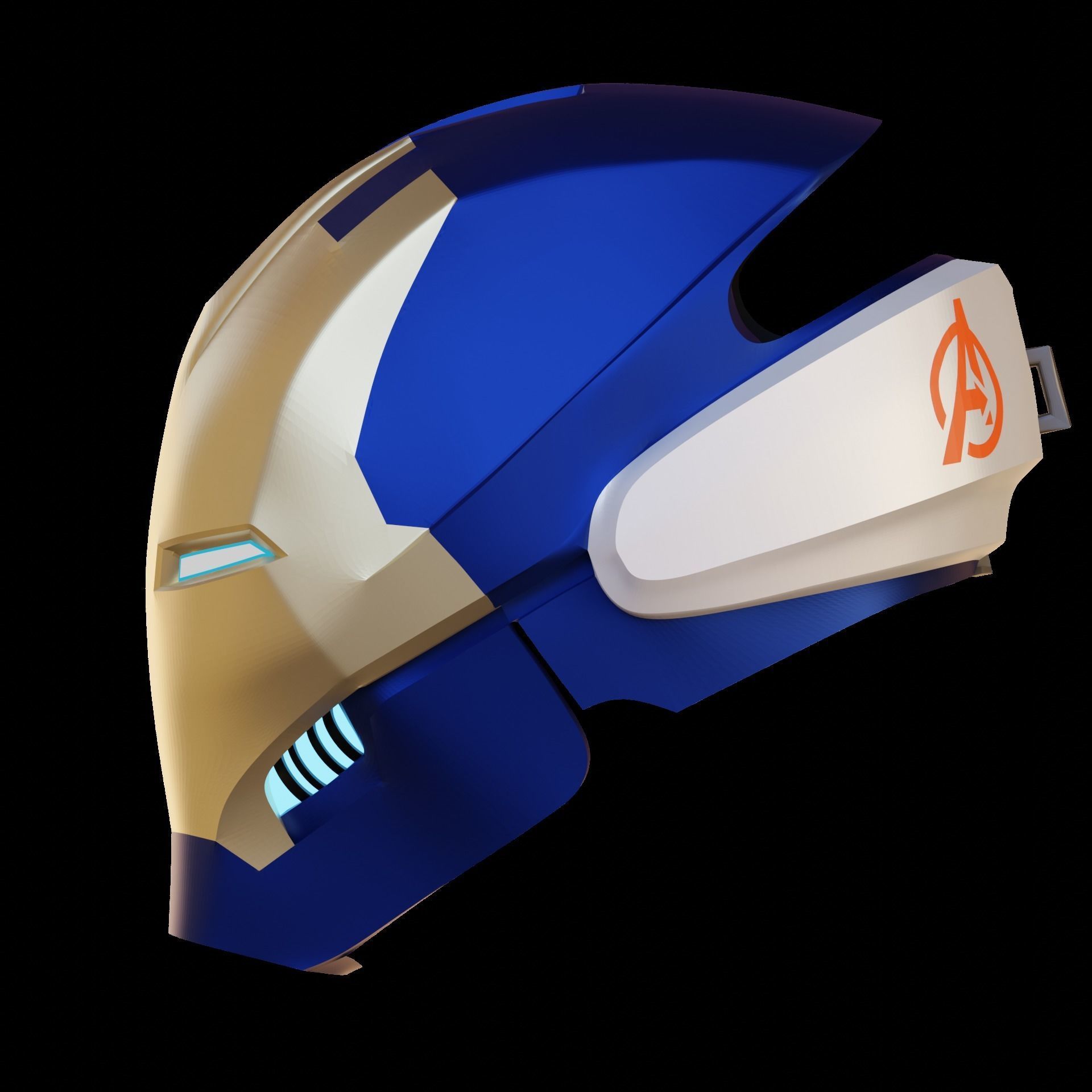 Iron Legion Head from Avengers Age of Ultron 3D model 3D printable ...