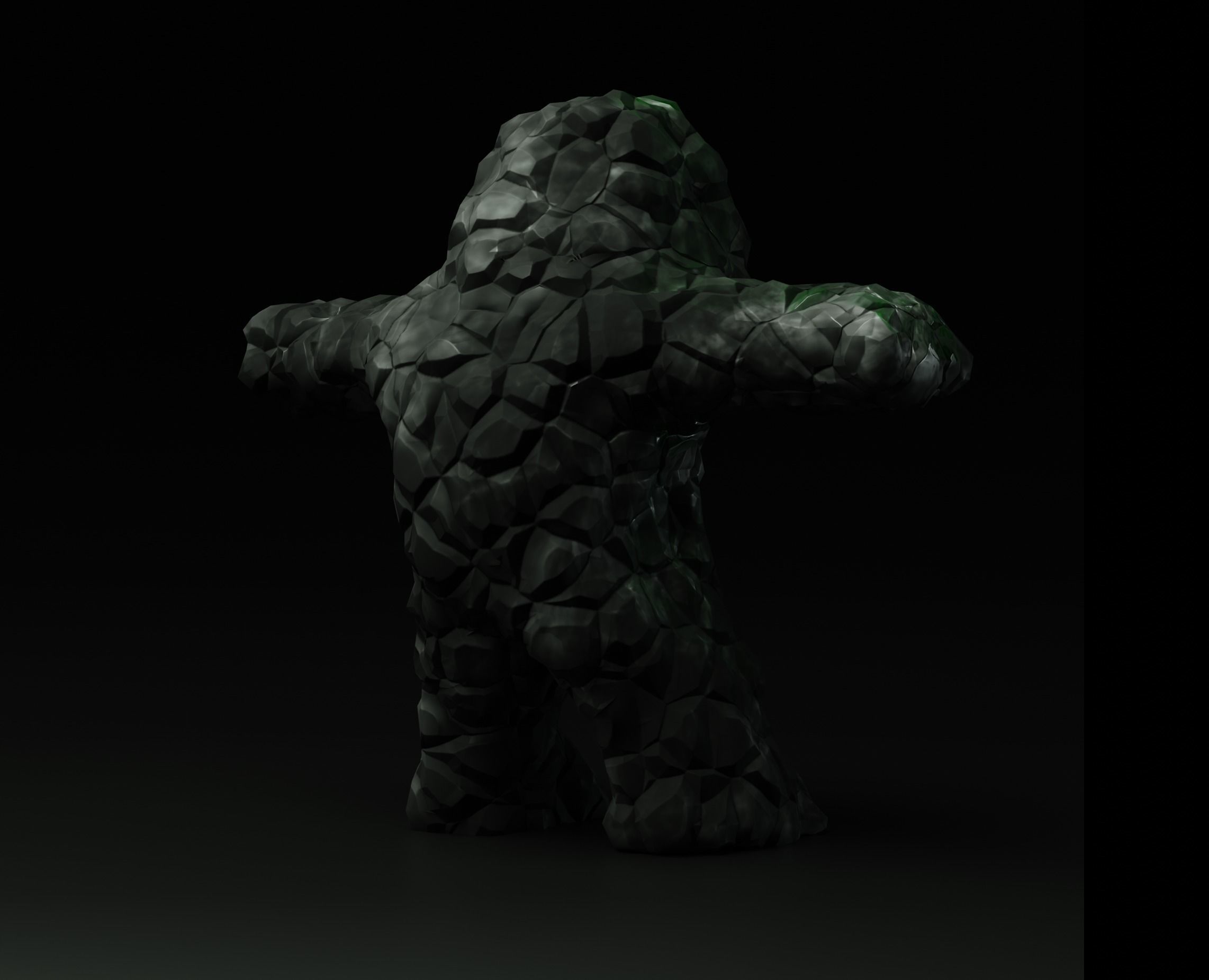 3D model Stone Golem VR / AR / low-poly | CGTrader