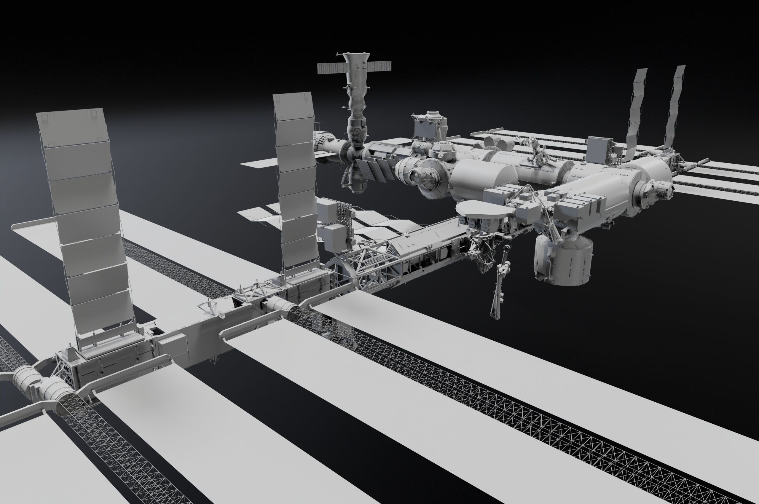 NASA International Space Station 3D model | CGTrader