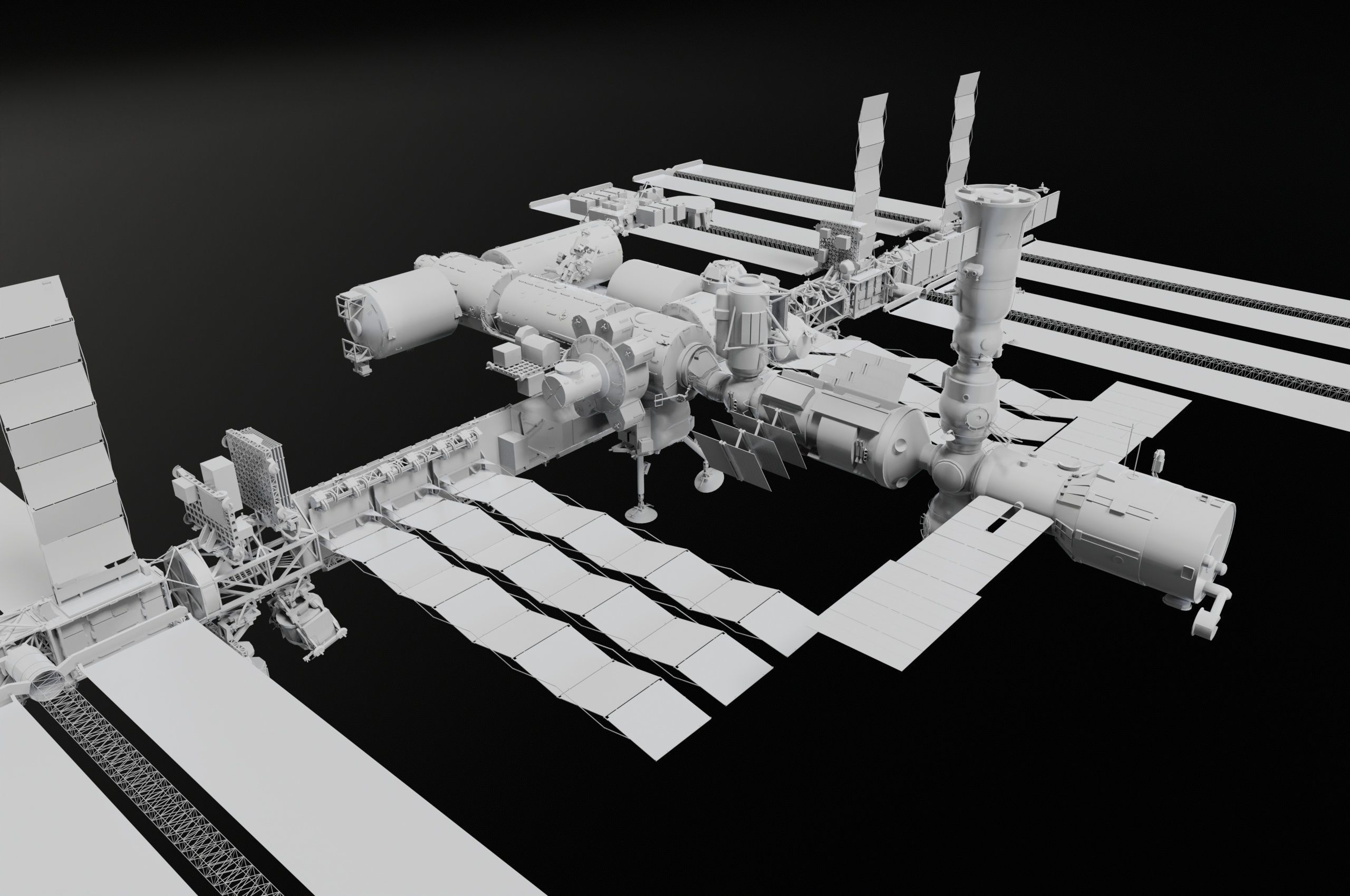 NASA International Space Station 3D model | CGTrader