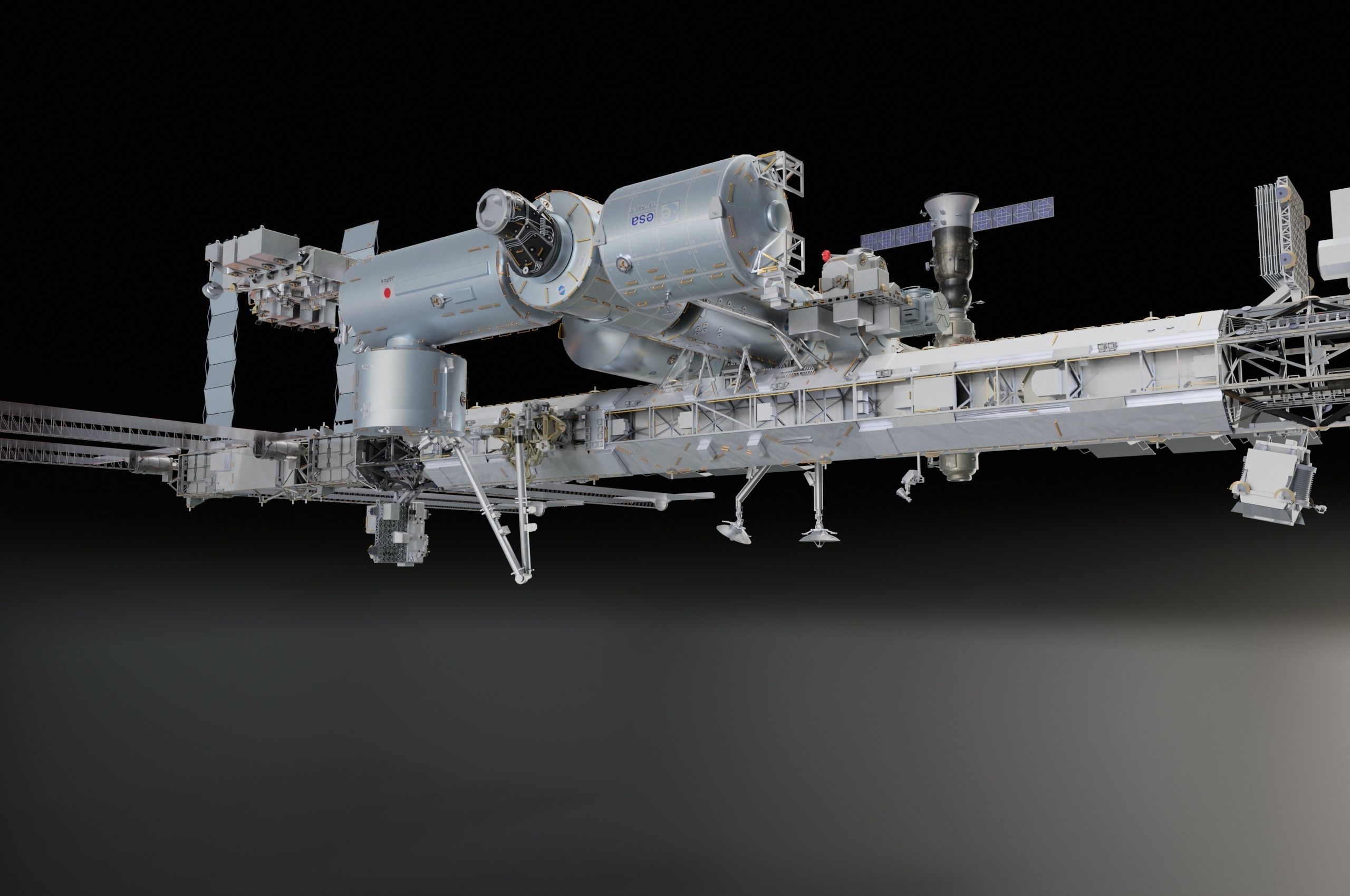 NASA International Space Station 3D model | CGTrader