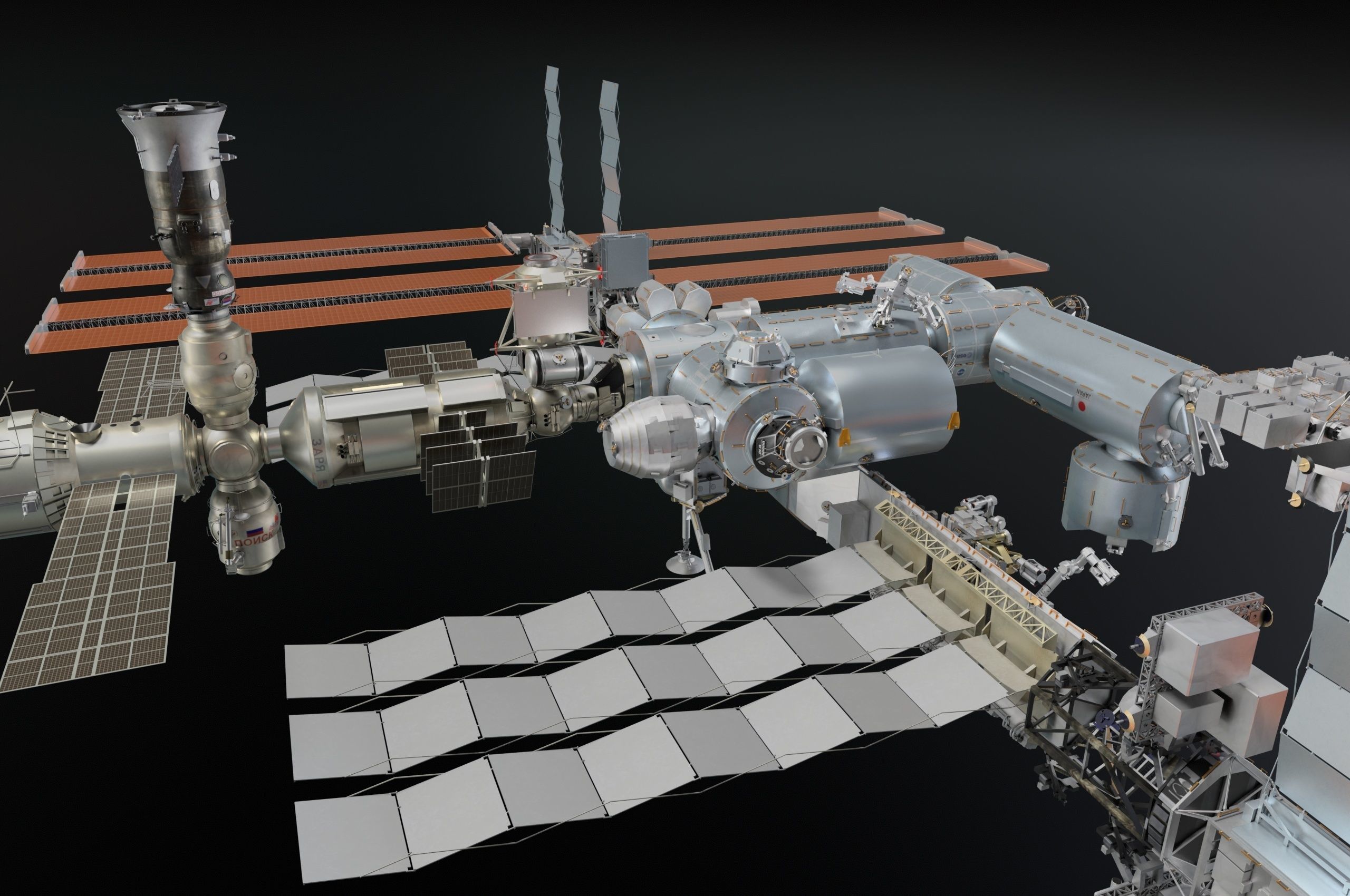 NASA International Space Station 3D model | CGTrader