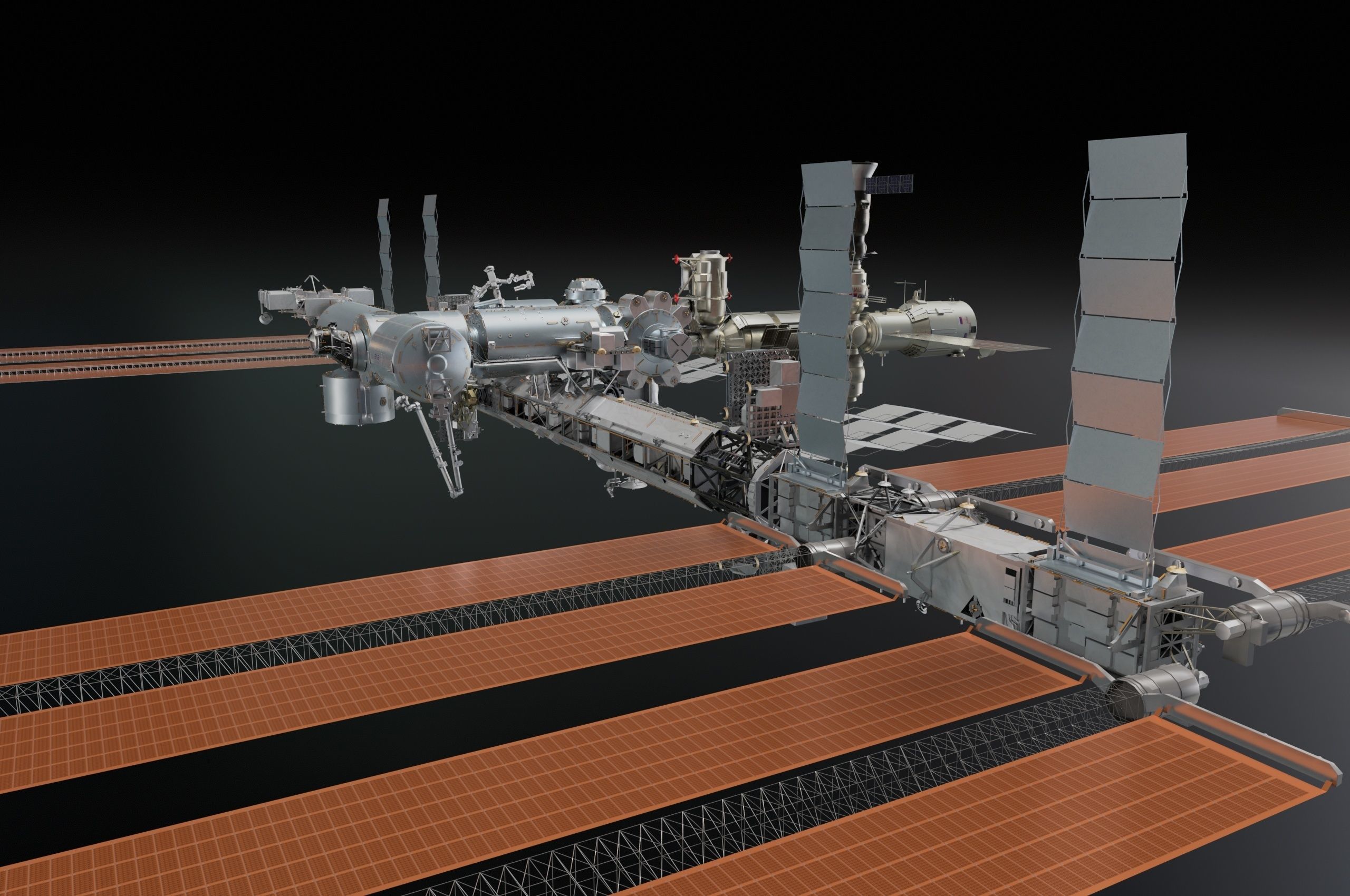 NASA International Space Station 3D model | CGTrader