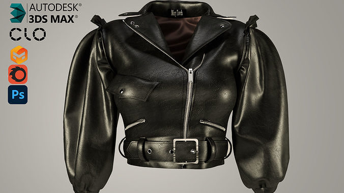 Jacket Leather 3D model | CGTrader
