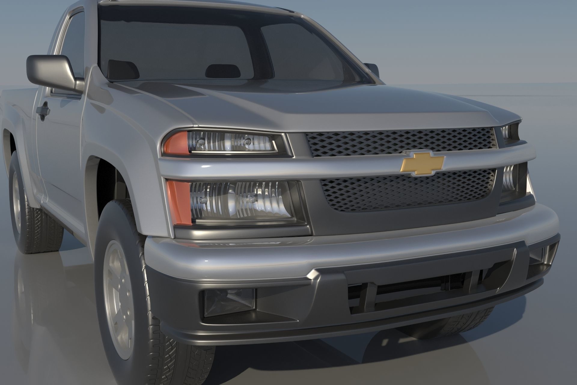 Chevrolet Colorado 2005 Regular Cab 3D model 3D printable | CGTrader