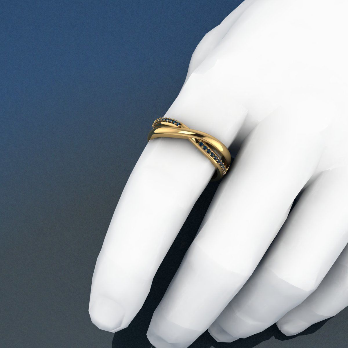 Flow ring denign 3D model | CGTrader