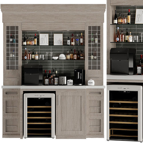 Bar 11 Home Bar 3D model | CGTrader