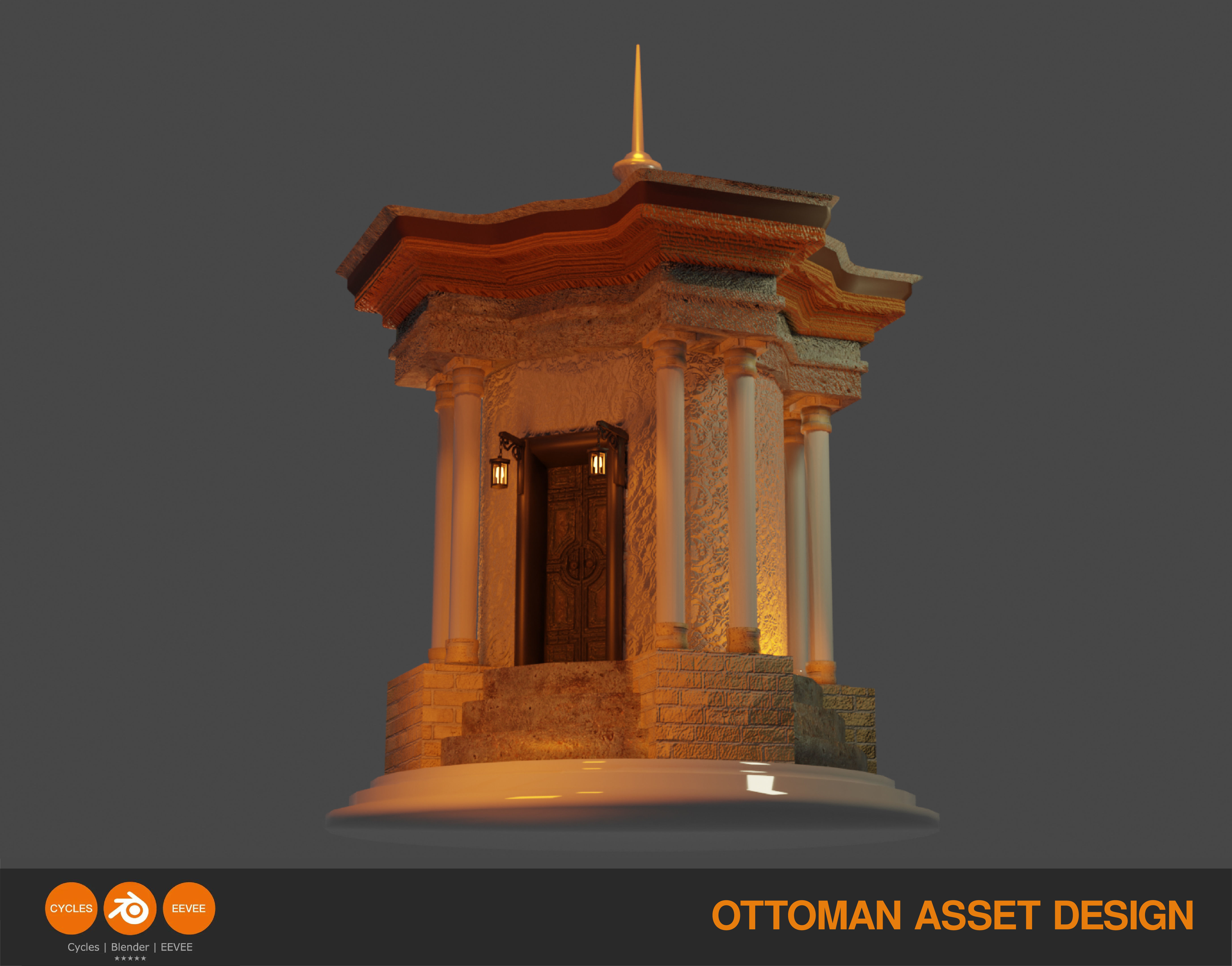3D model TURKISH OTTOMAN BUILD GAME ASSET VR / AR / low-poly | CGTrader