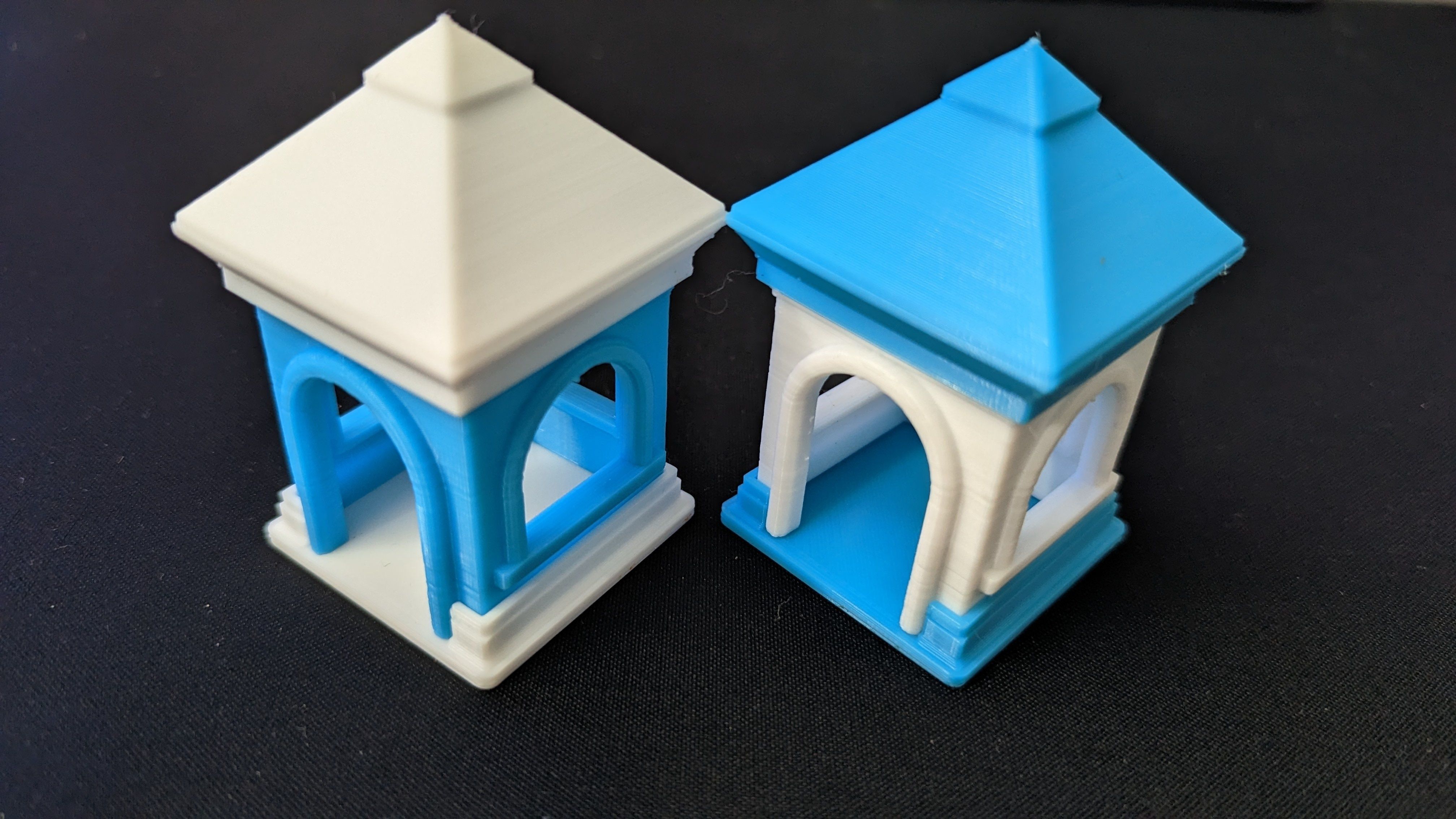 House with roof and base Multipart Assembly toy 3-4 hour print 3D model ...