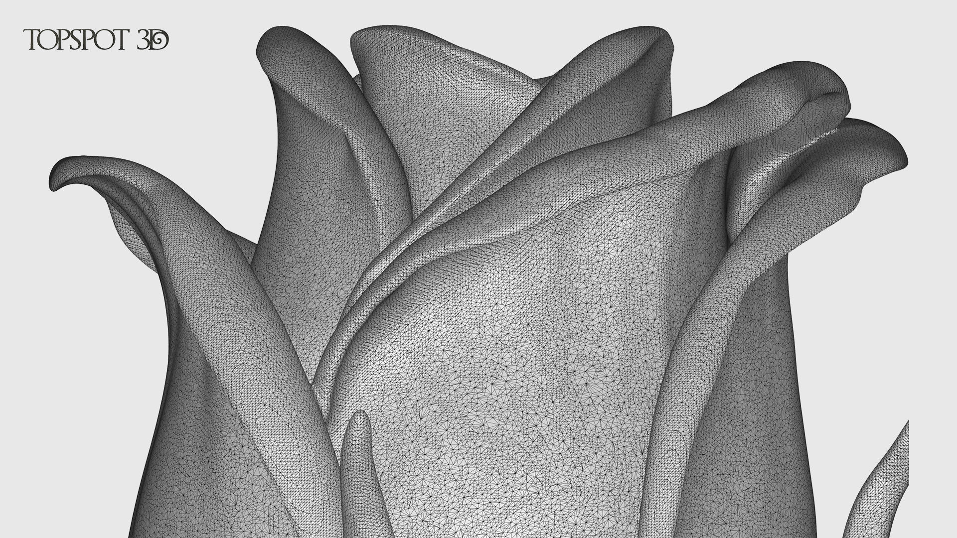 Rose Buds And Leaves Set 3D model 3D printable | CGTrader
