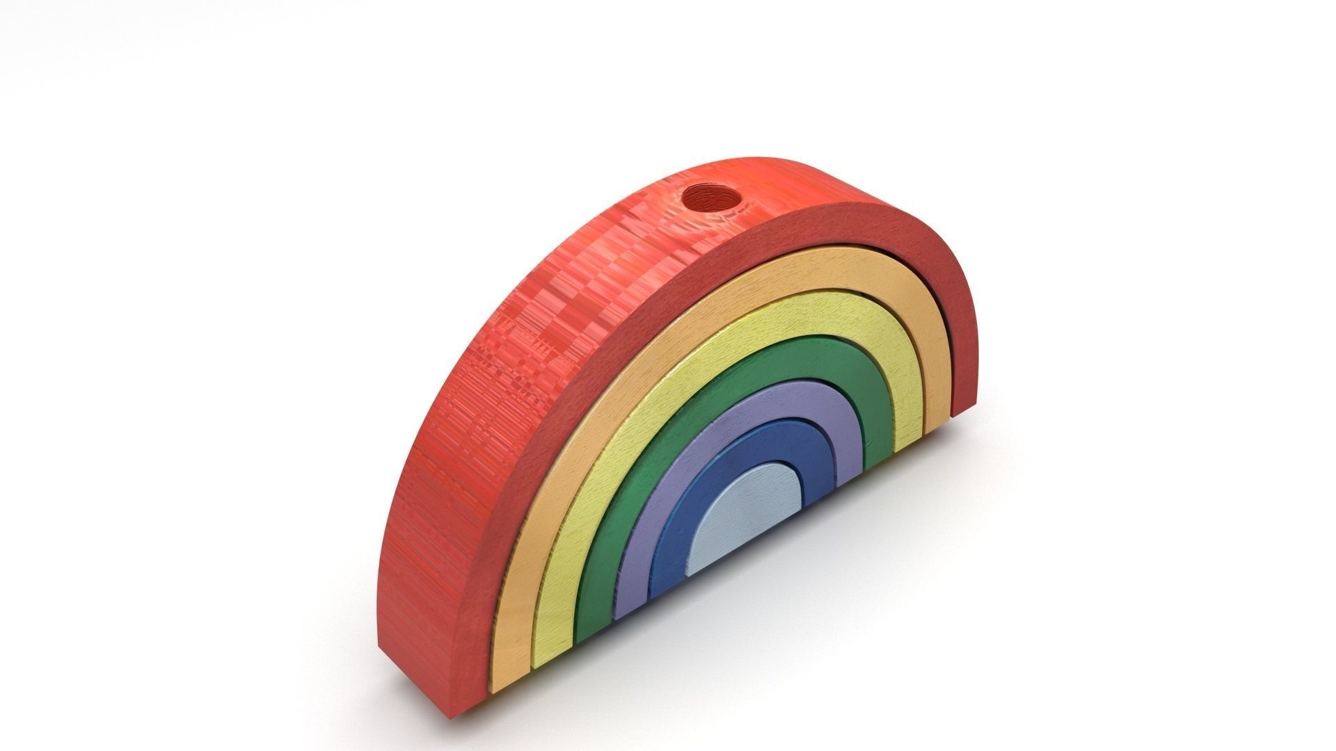 Rainbow Arc Puzzle Toy 3D model | CGTrader