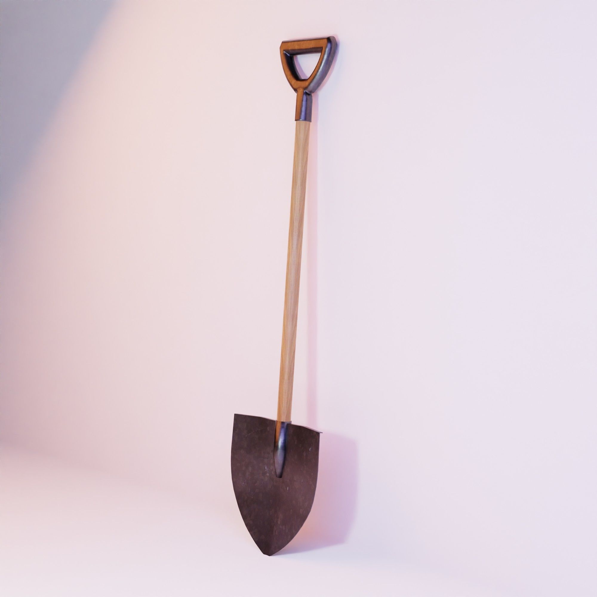 3d model Shovel for decoration free 3D model | CGTrader