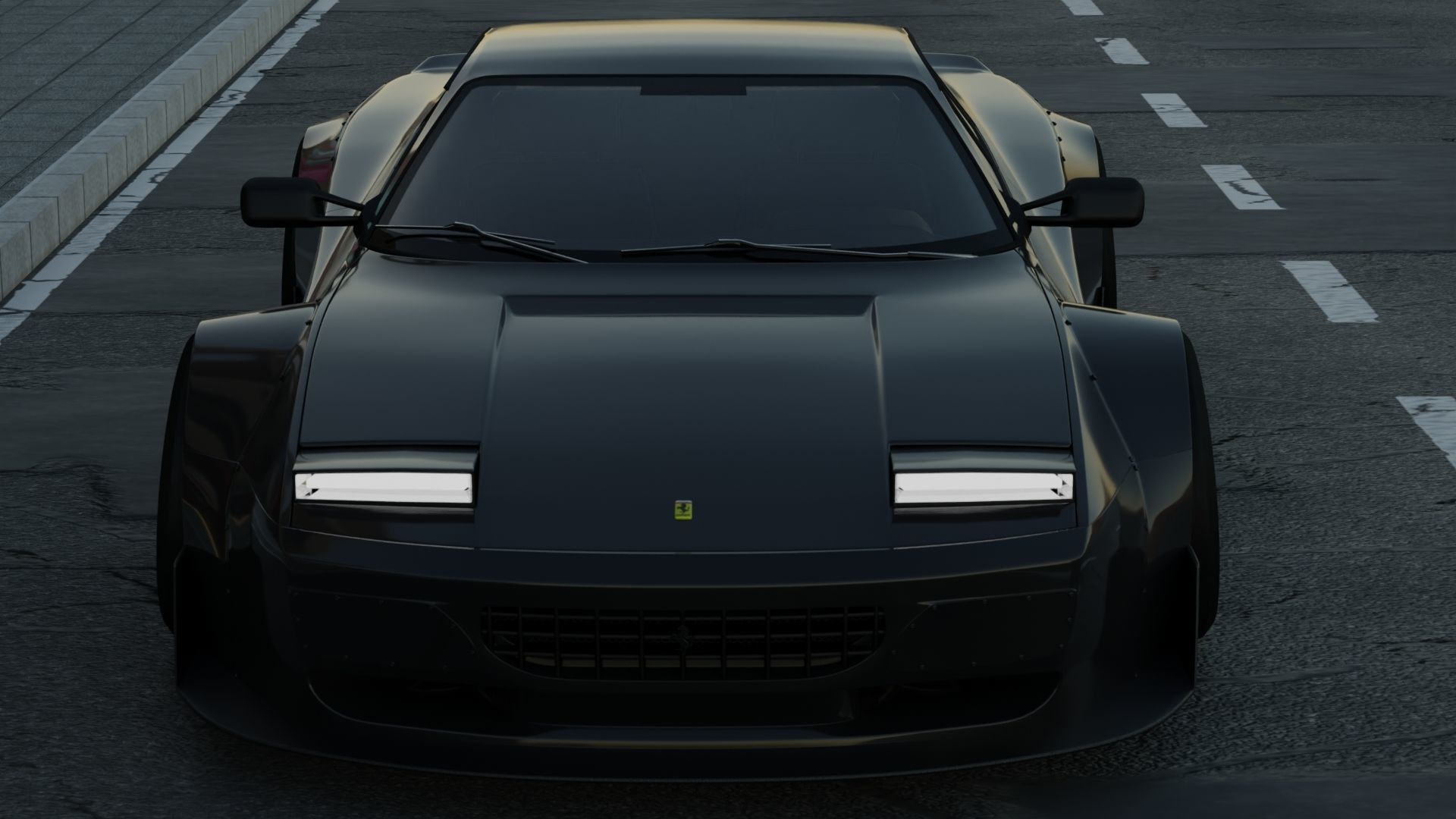 Ferrari Testarossa Liberty Walk 3D model | CGTrader