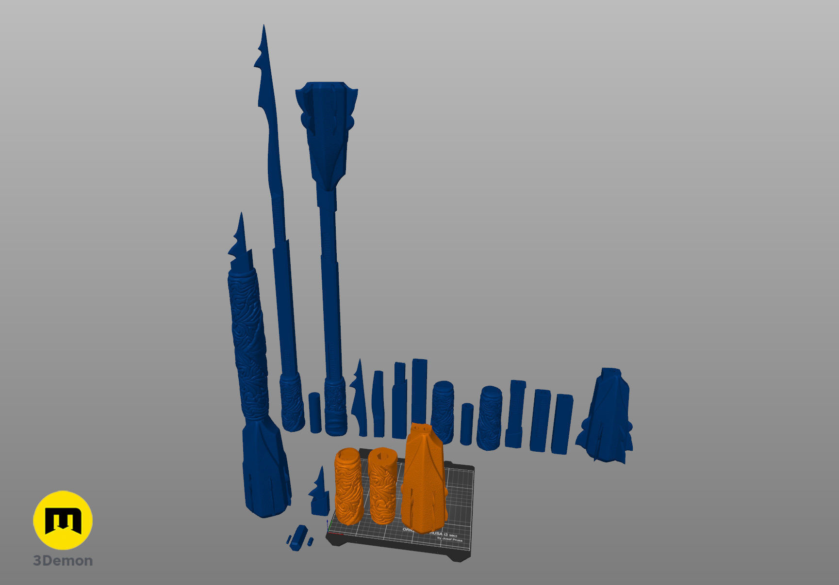 Prey - Feral Predator Spear 3D model 3D printable | CGTrader