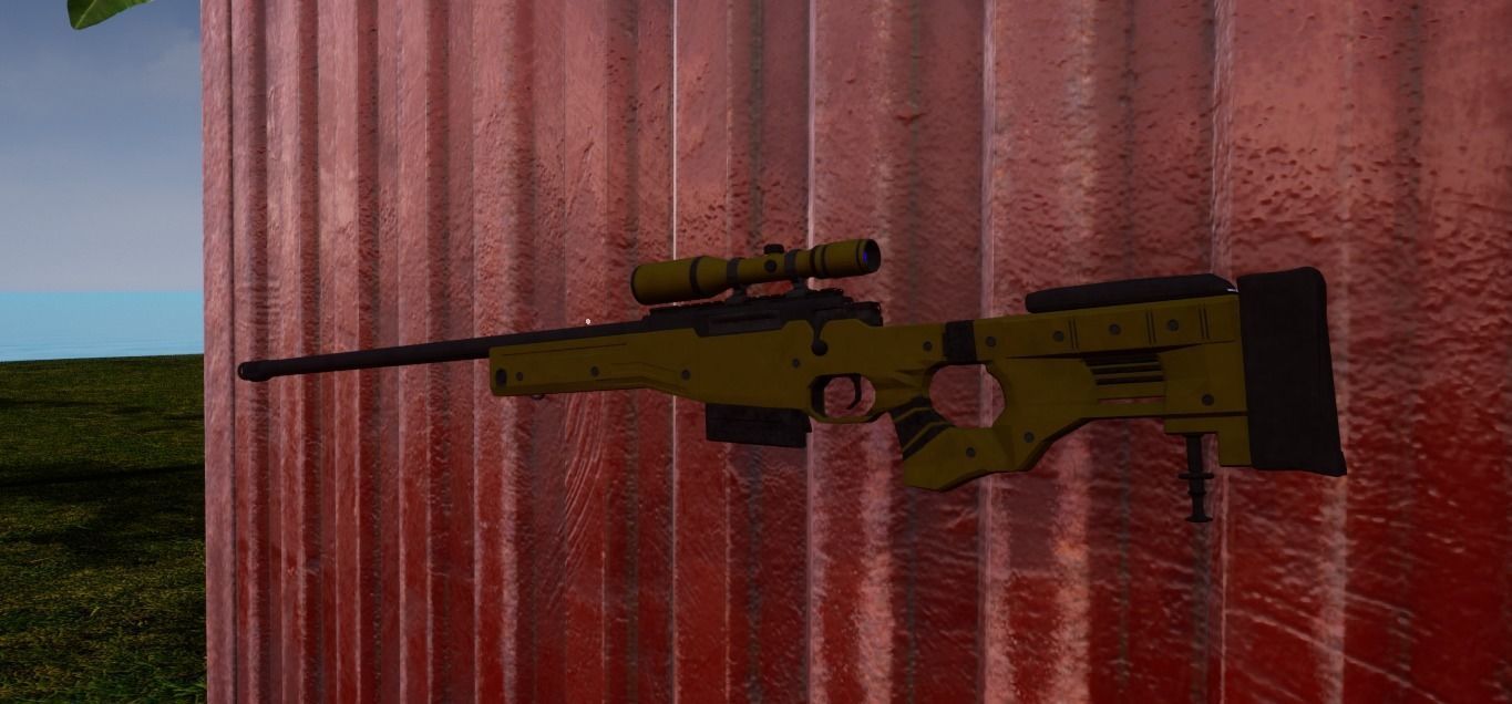 3D model AWP-AWM Lapua 338 ARMA 2 DAYZ INSPIRED VR / AR / low-poly | CGTrader