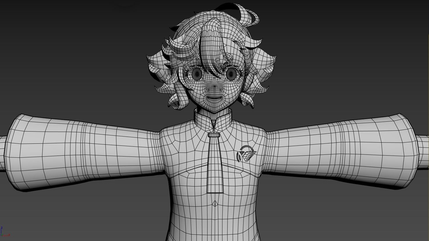 Suletta the Witch from Mercury VRChat avatar 3D model rigged | CGTrader
