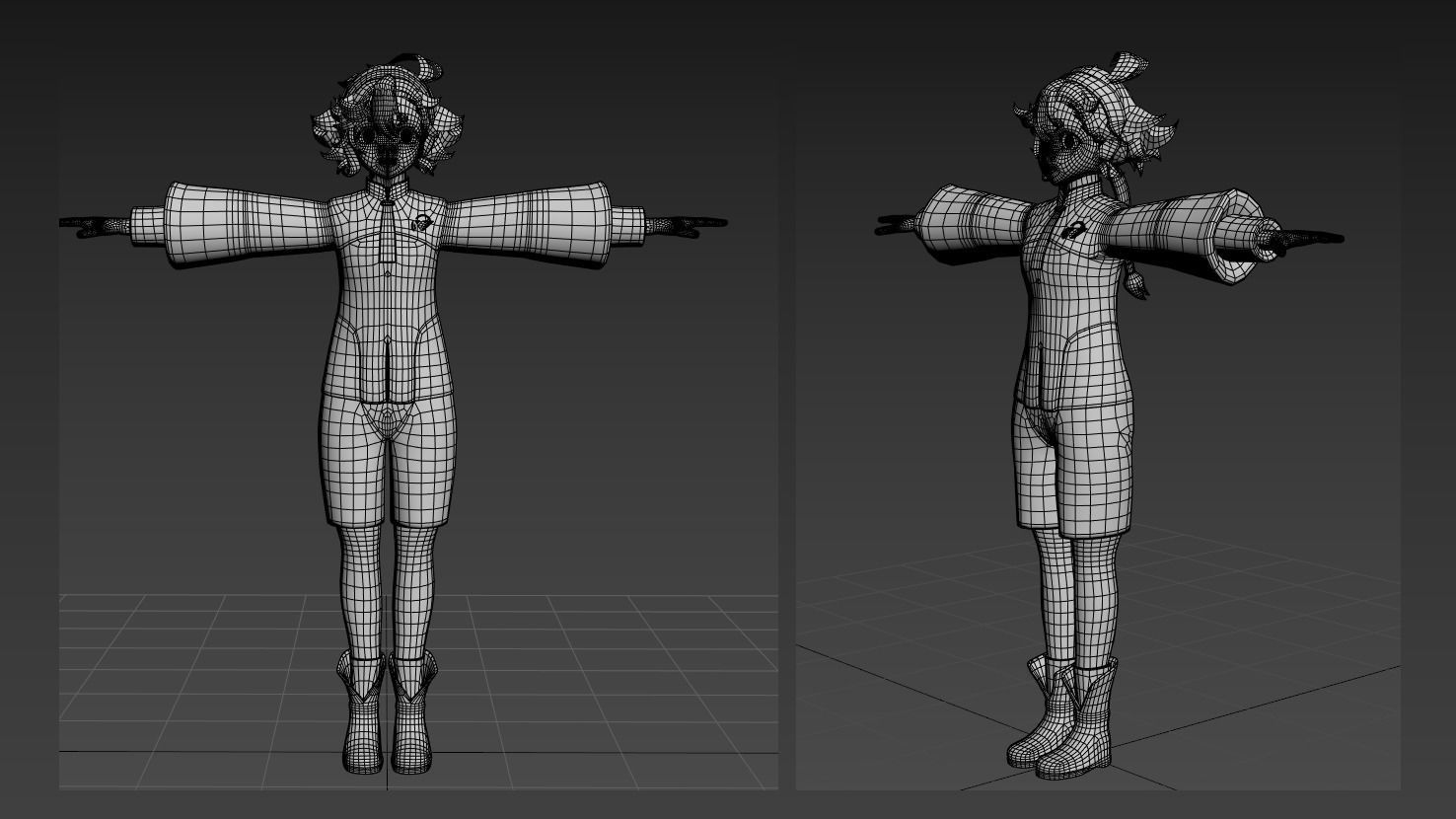 Suletta the Witch from Mercury VRChat avatar 3D model rigged | CGTrader