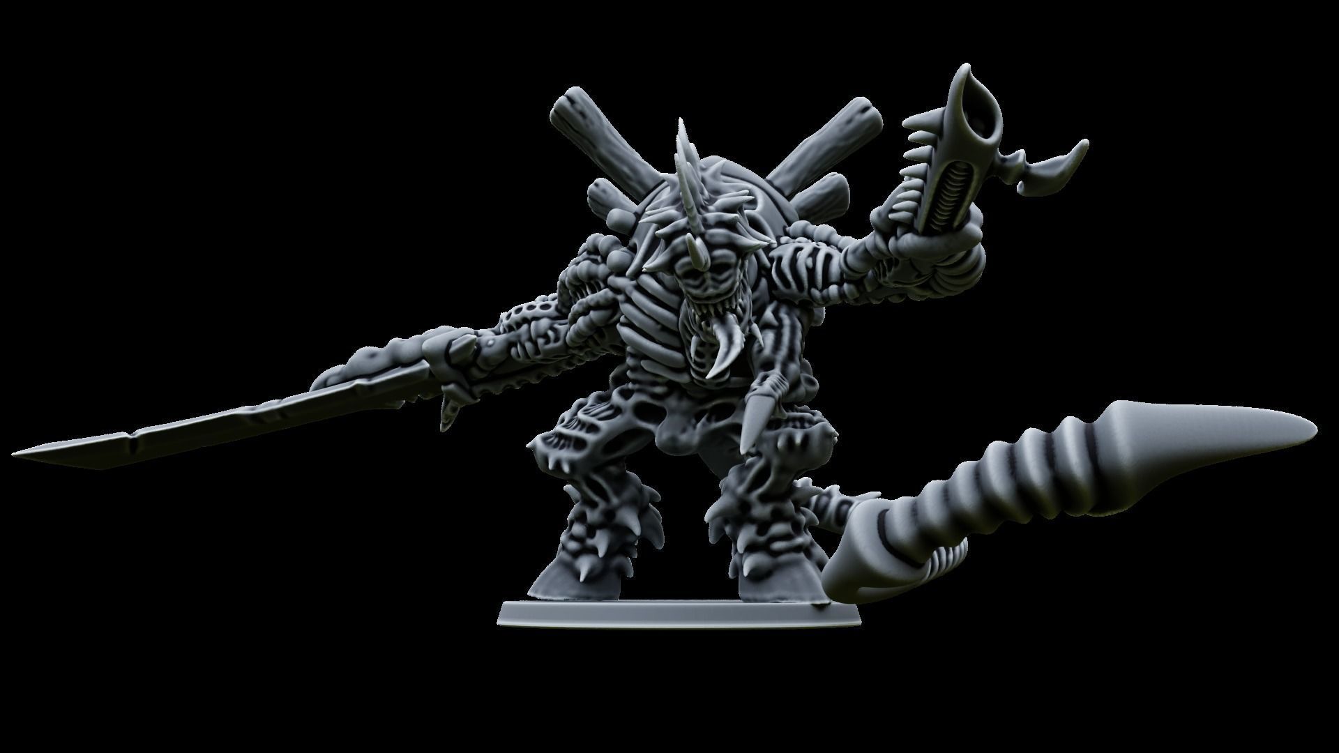 Space Demon 3D print model 3D model 3D printable | CGTrader