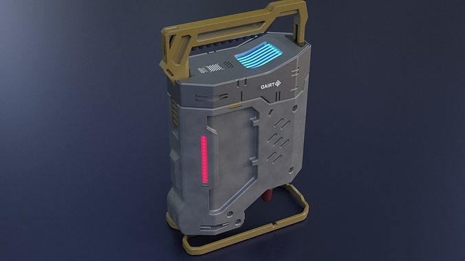 3D model low-poly game ready Sci-fi Battery VR / AR / low-poly | CGTrader