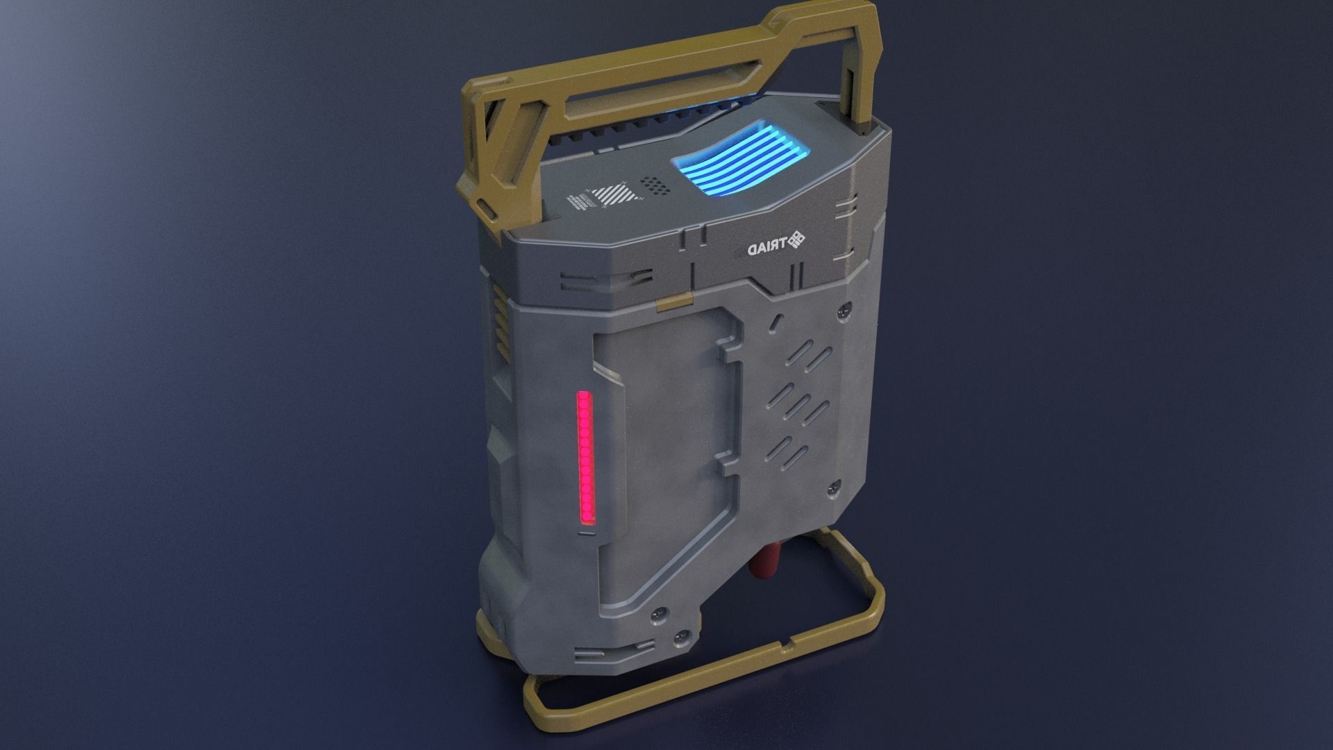 3D model low-poly game ready Sci-fi Battery VR / AR / low-poly | CGTrader
