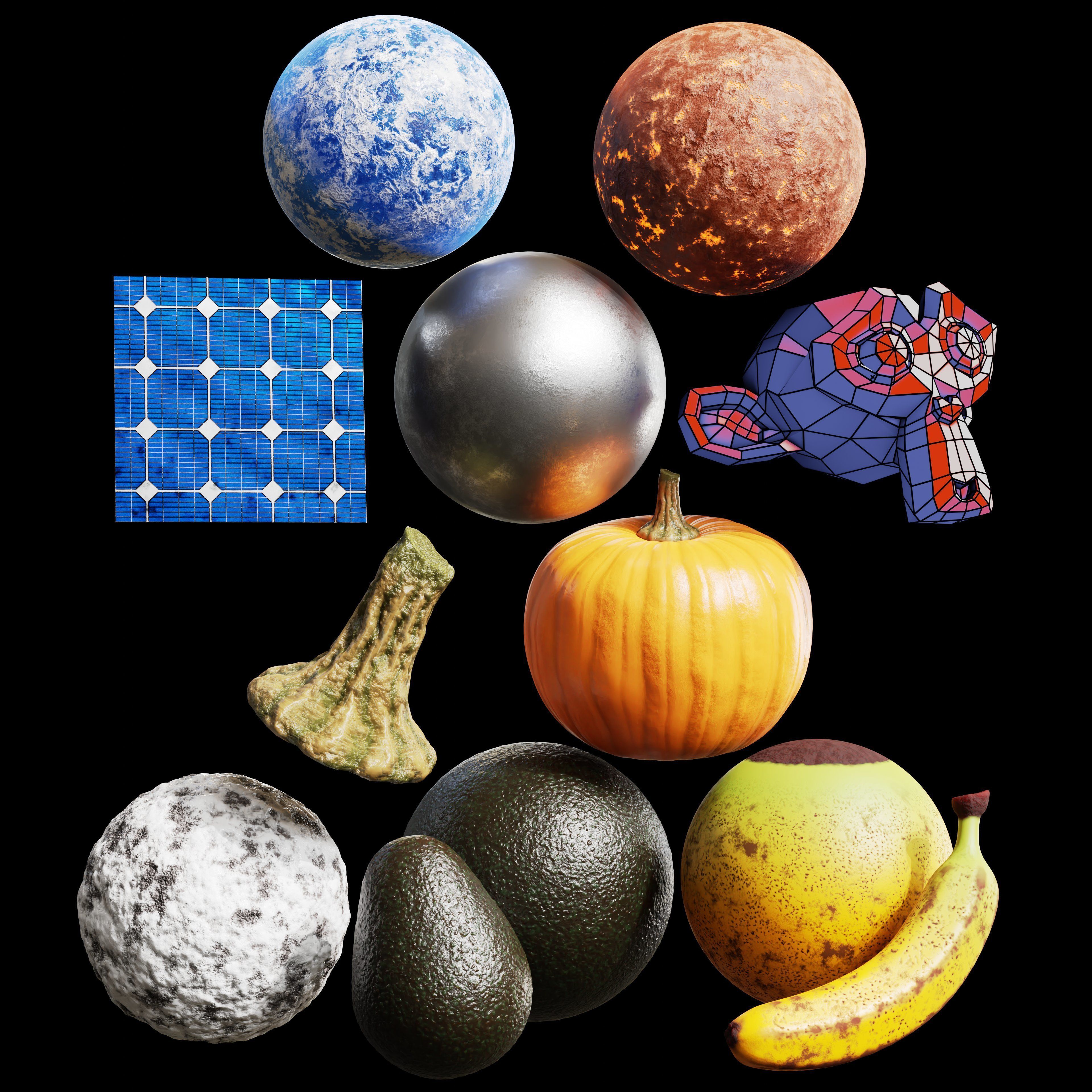 Blender Procedural Material Pack 10 Texture | CGTrader