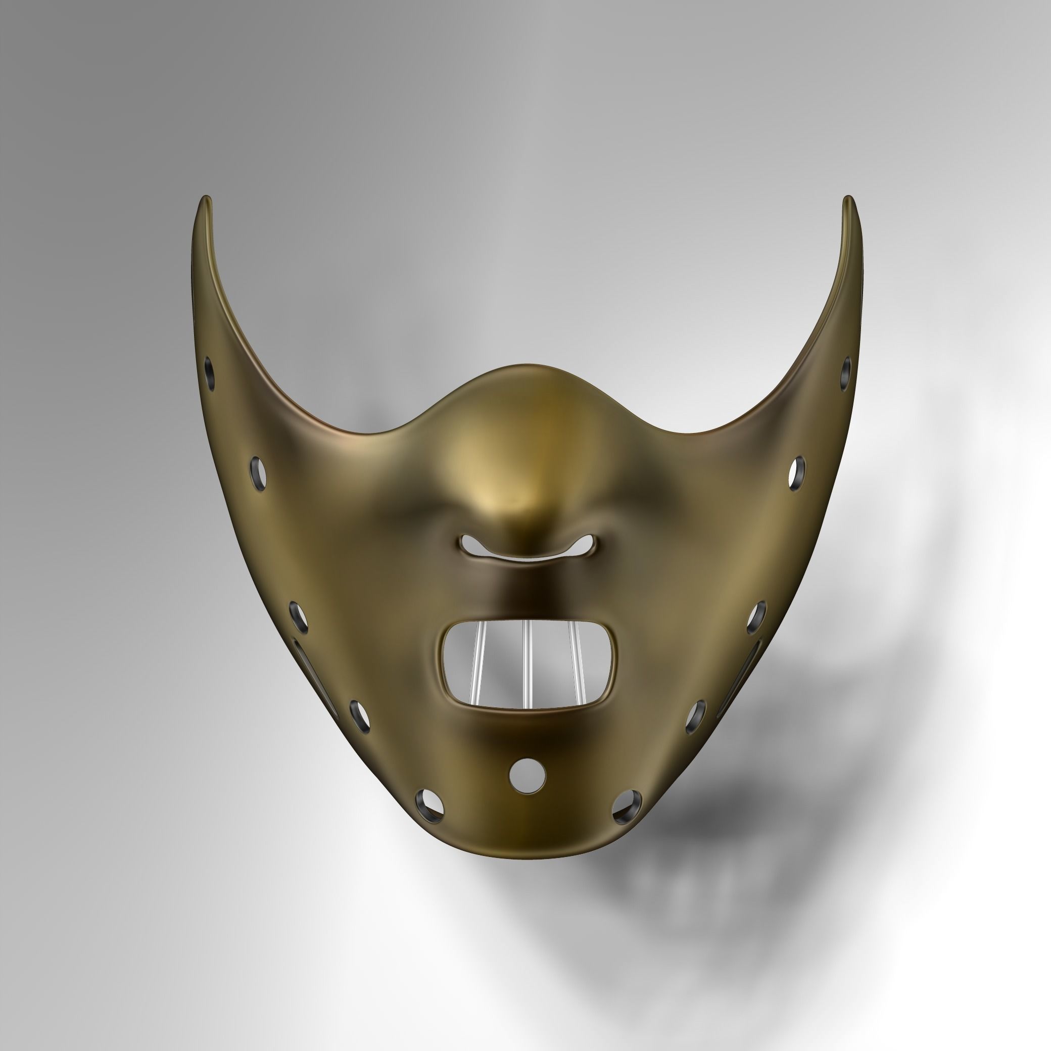 Hannibal Lecter Mask 3D model 3D printable | CGTrader