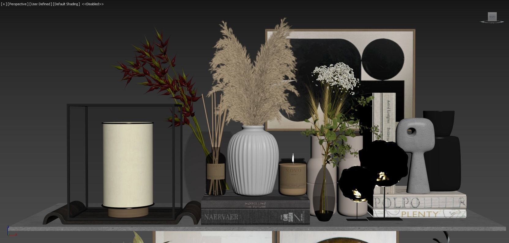 Decorative Set 087 3D model | CGTrader