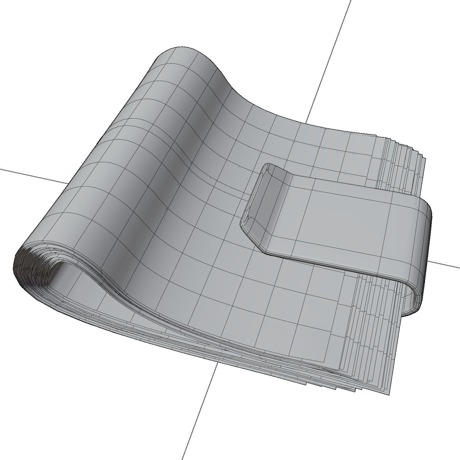 Rupiah Money Stack with clip 3D model | CGTrader