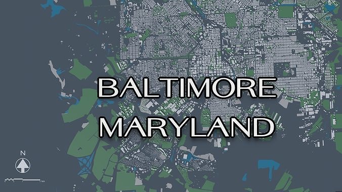 Baltimore USA - Mass buildings 3D model | CGTrader