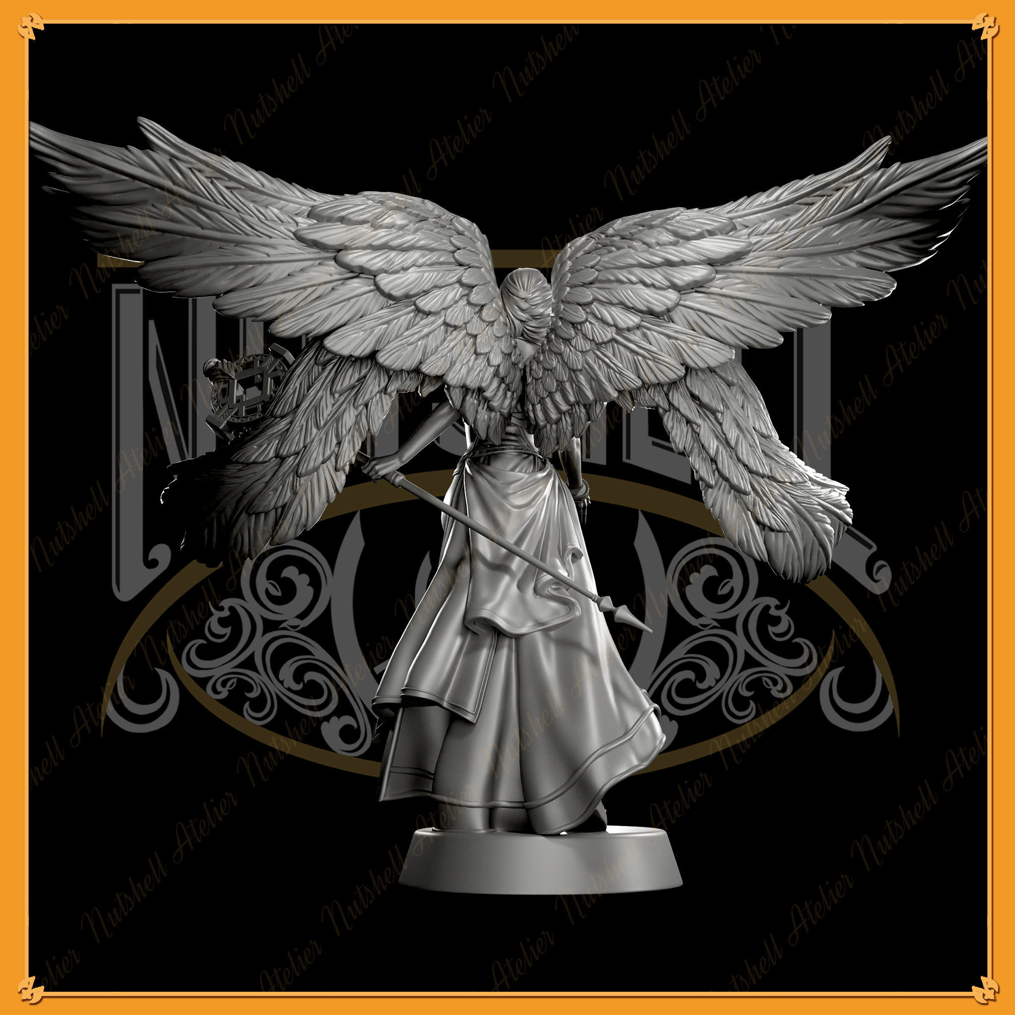 NUTSHELL ATELIER - ANGEL 3D model 3D printable | CGTrader