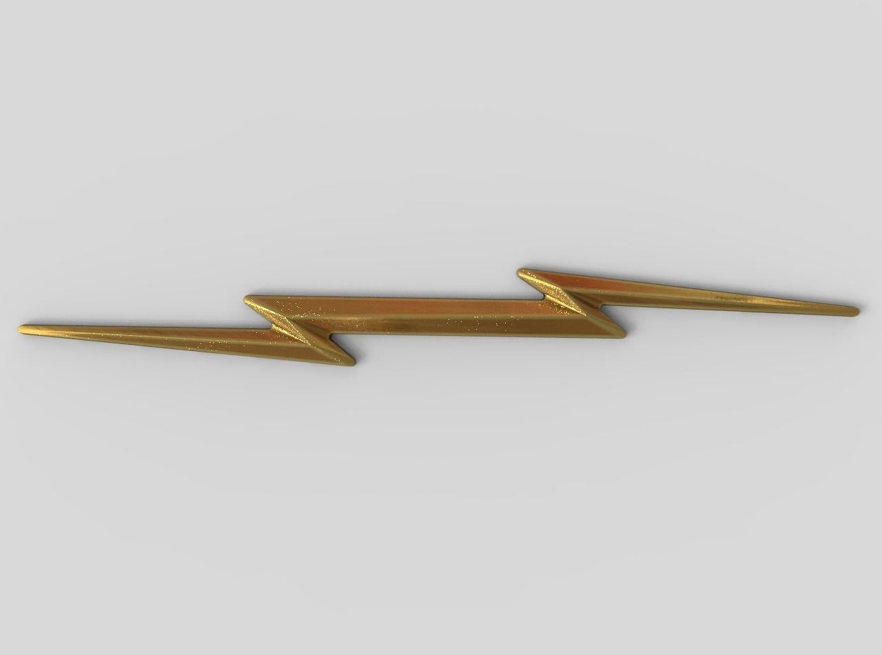 Lightning 3D model 3D printable | CGTrader