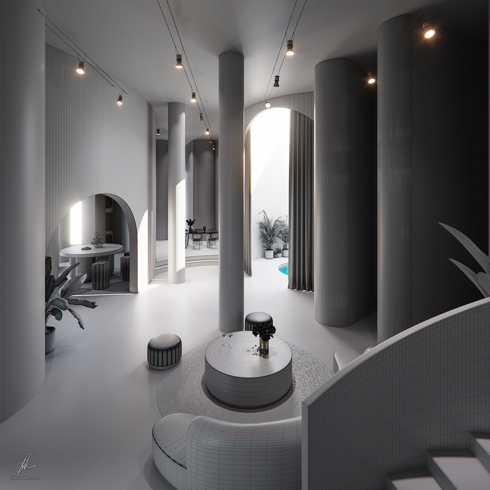 Kitsch Interior Loft 3D model | CGTrader