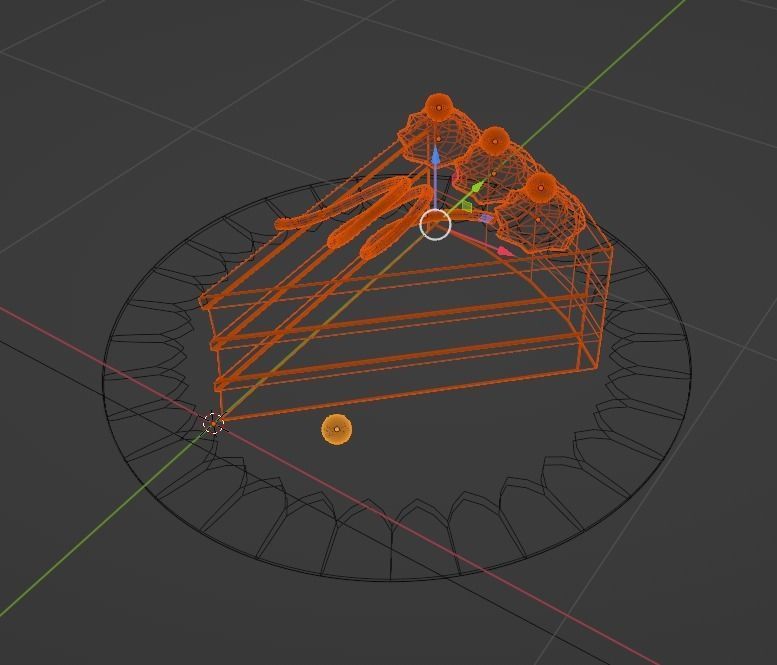 A slice of low poly cake in Blender free 3D model | CGTrader