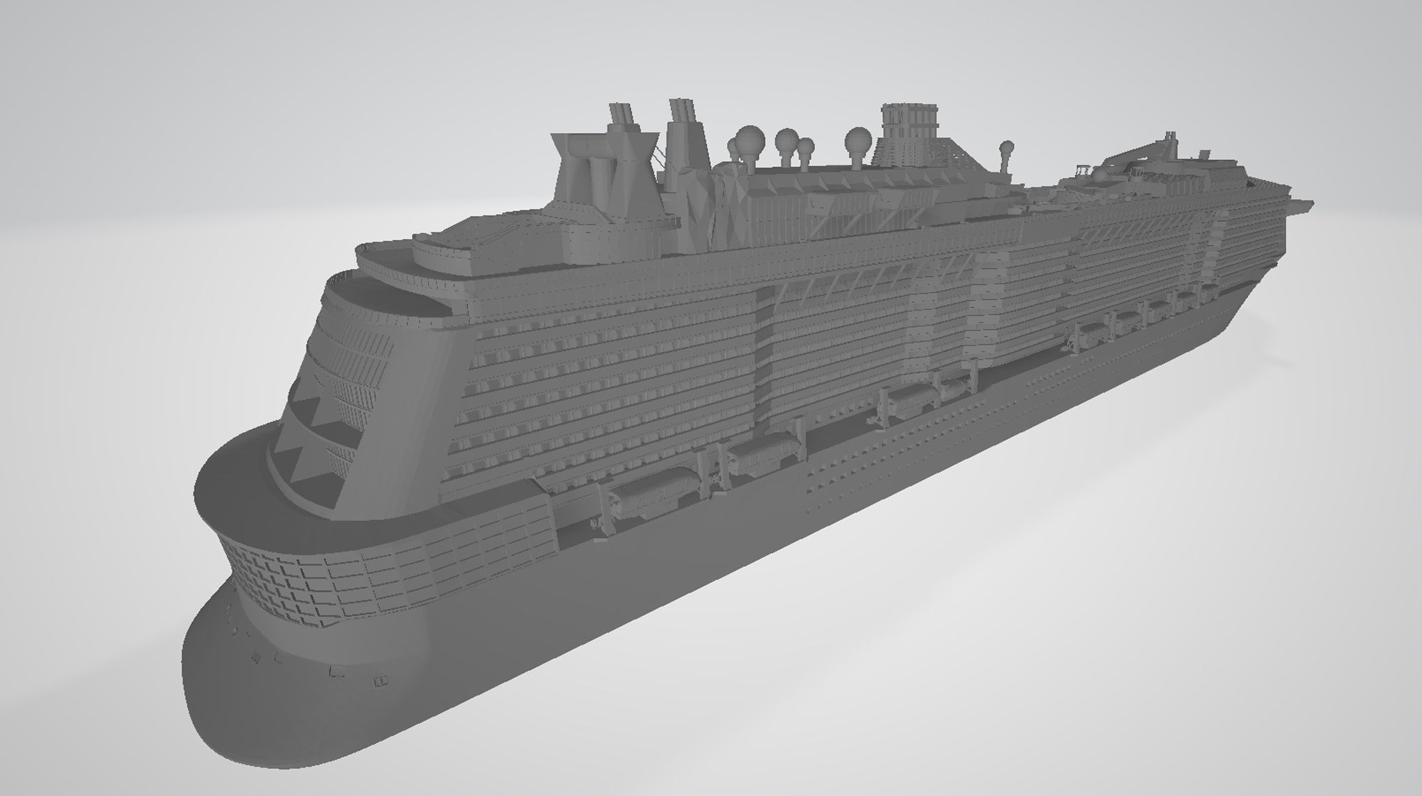 Anthem Of The Seas cruise ship 3D print model 3D model 3D printable ...