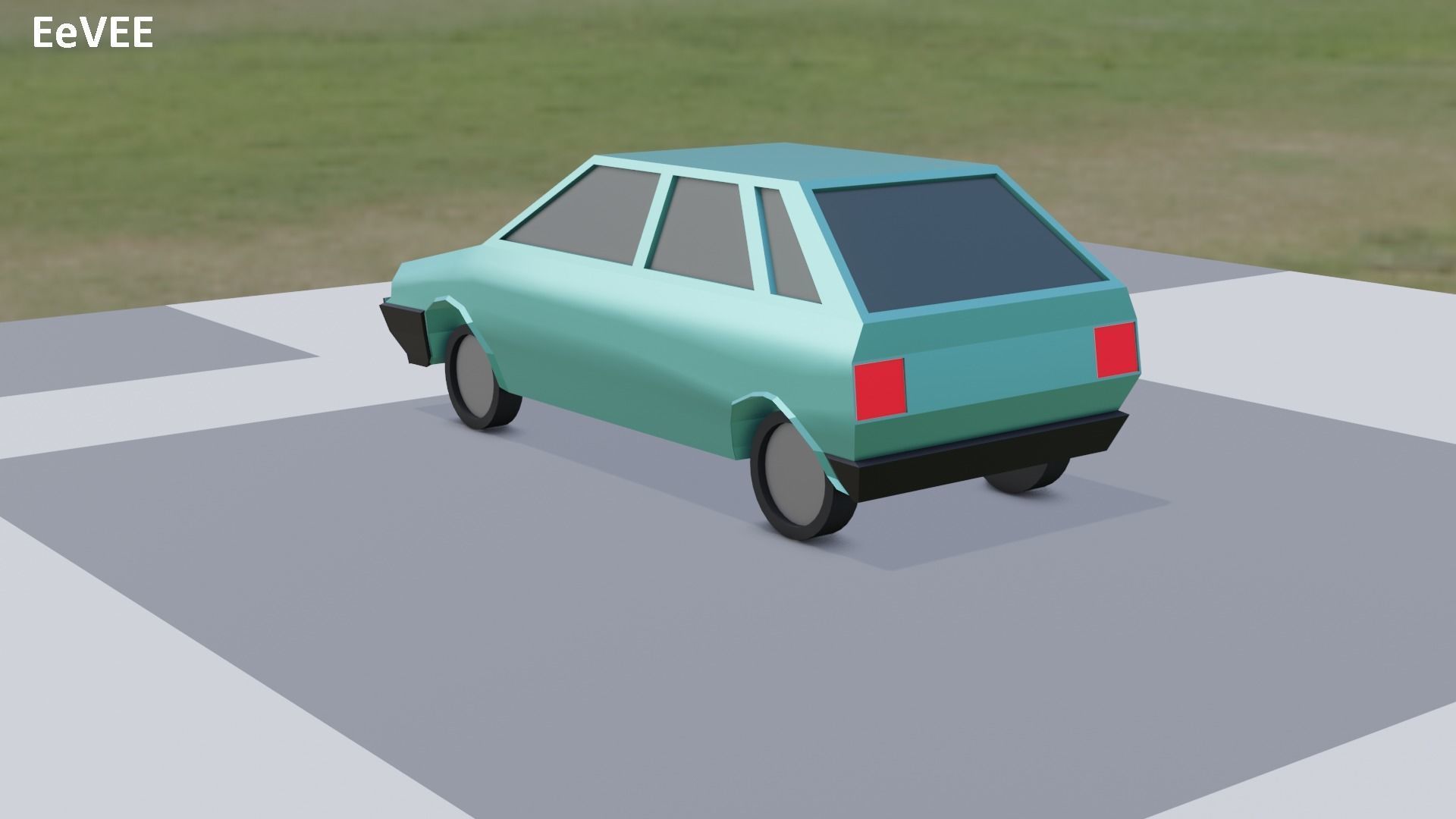 Low Poly Car SS80 free VR / AR / low-poly 3D model | CGTrader