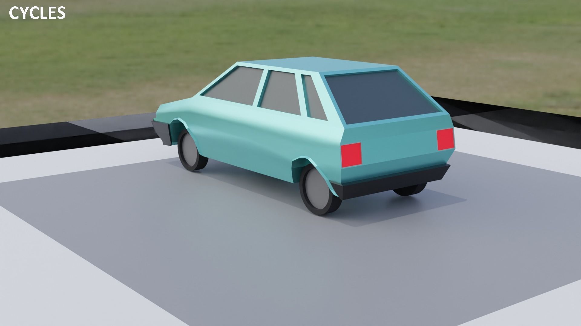 Low Poly Car SS80 free VR / AR / low-poly 3D model | CGTrader