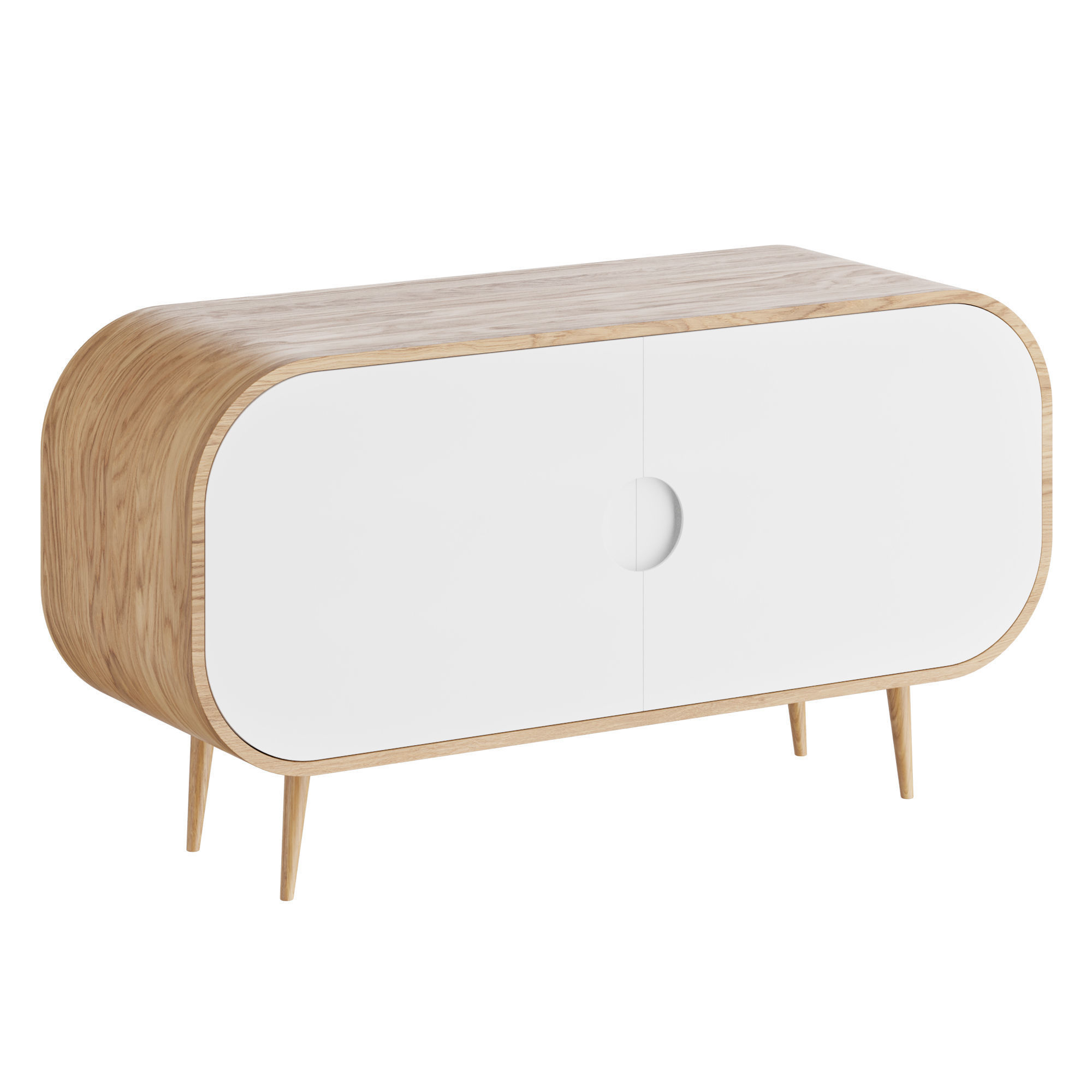 byfurniture ROUNDED COMMODE pedestal 3D model | CGTrader