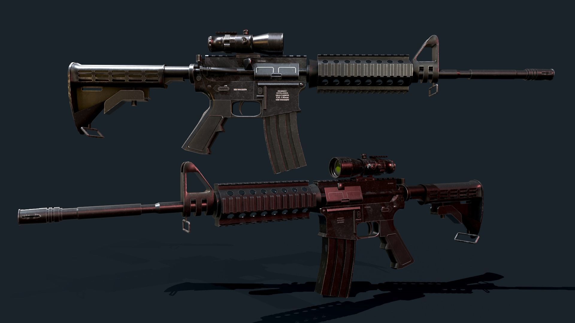 M4A1 Assault Rifle 3D model | CGTrader