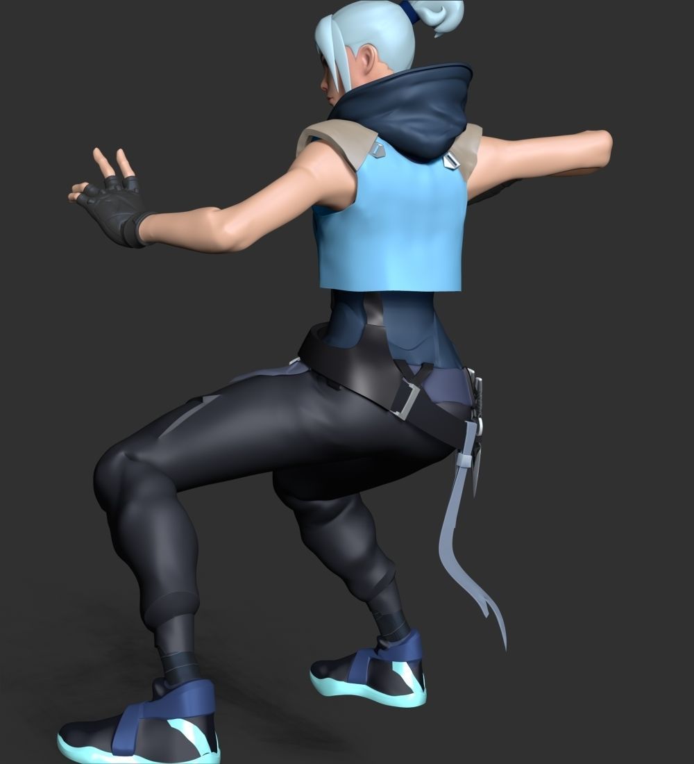 Jett - Valorant 3D model 3D printable | CGTrader