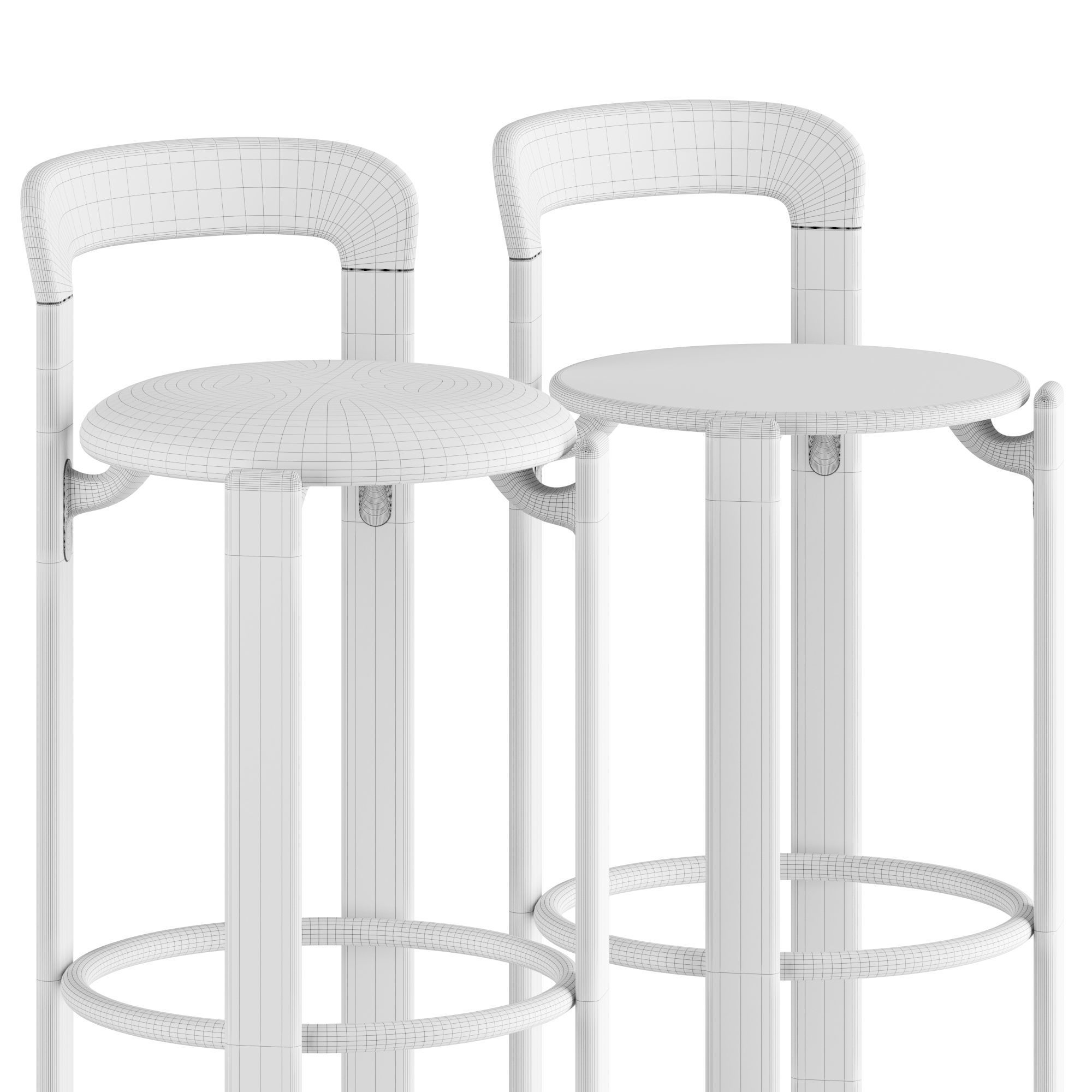 Hay REY Bar stool 3D model | CGTrader