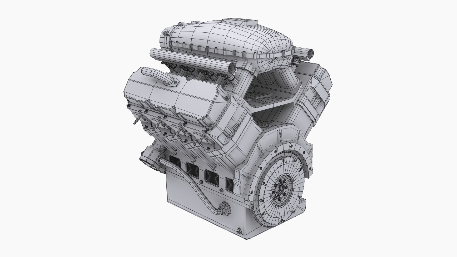 3D model Proline 481x engine VR / AR / low-poly | CGTrader