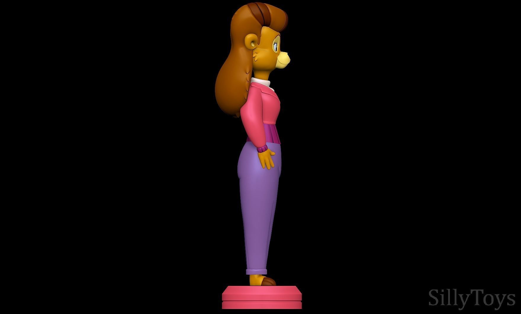 Rebecca Cunningham - TaleSpin 3D model 3D printable | CGTrader