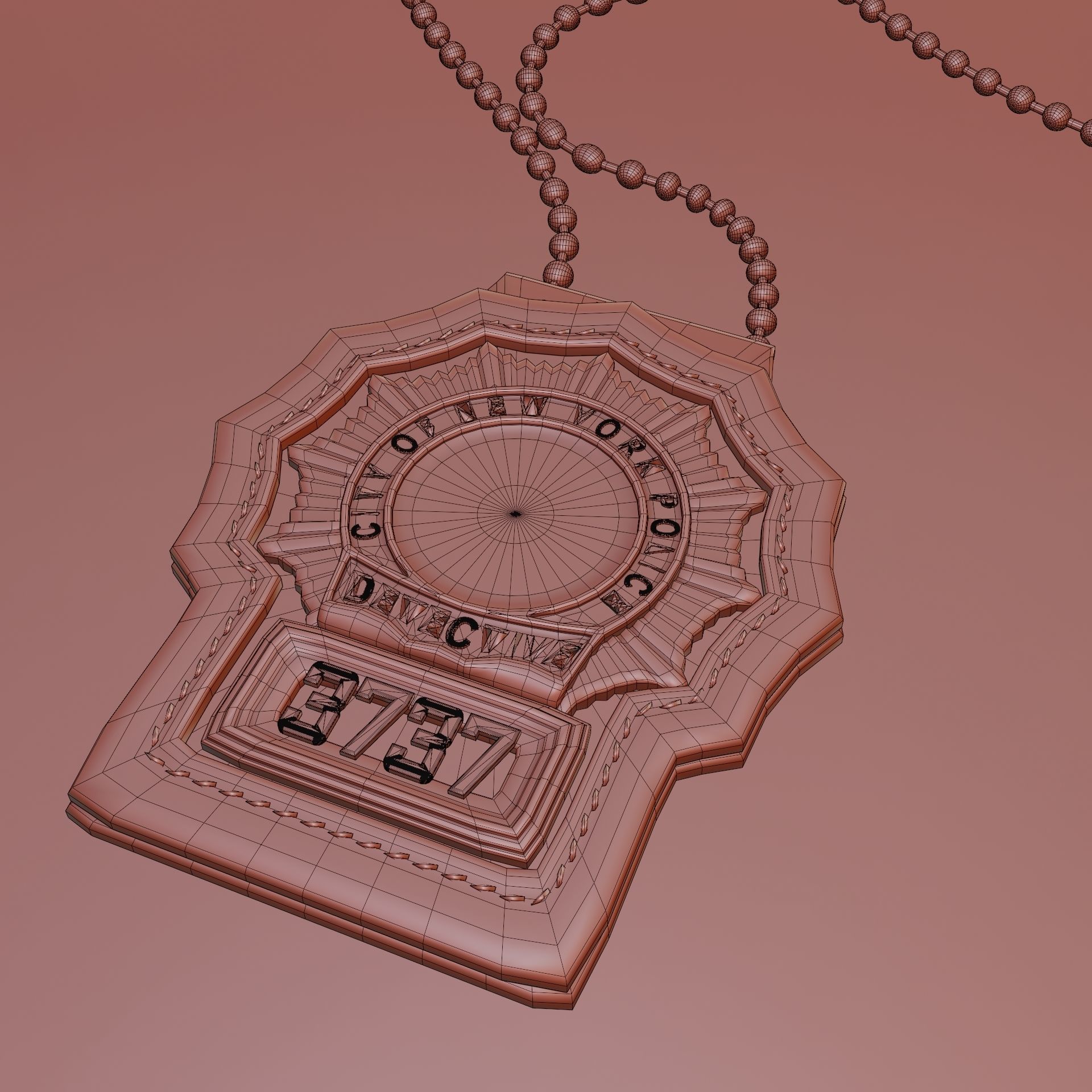 New york city police badge 3D model | CGTrader