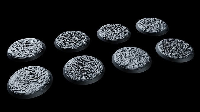 Ice Miniatures Bases 3D model 3D printable | CGTrader