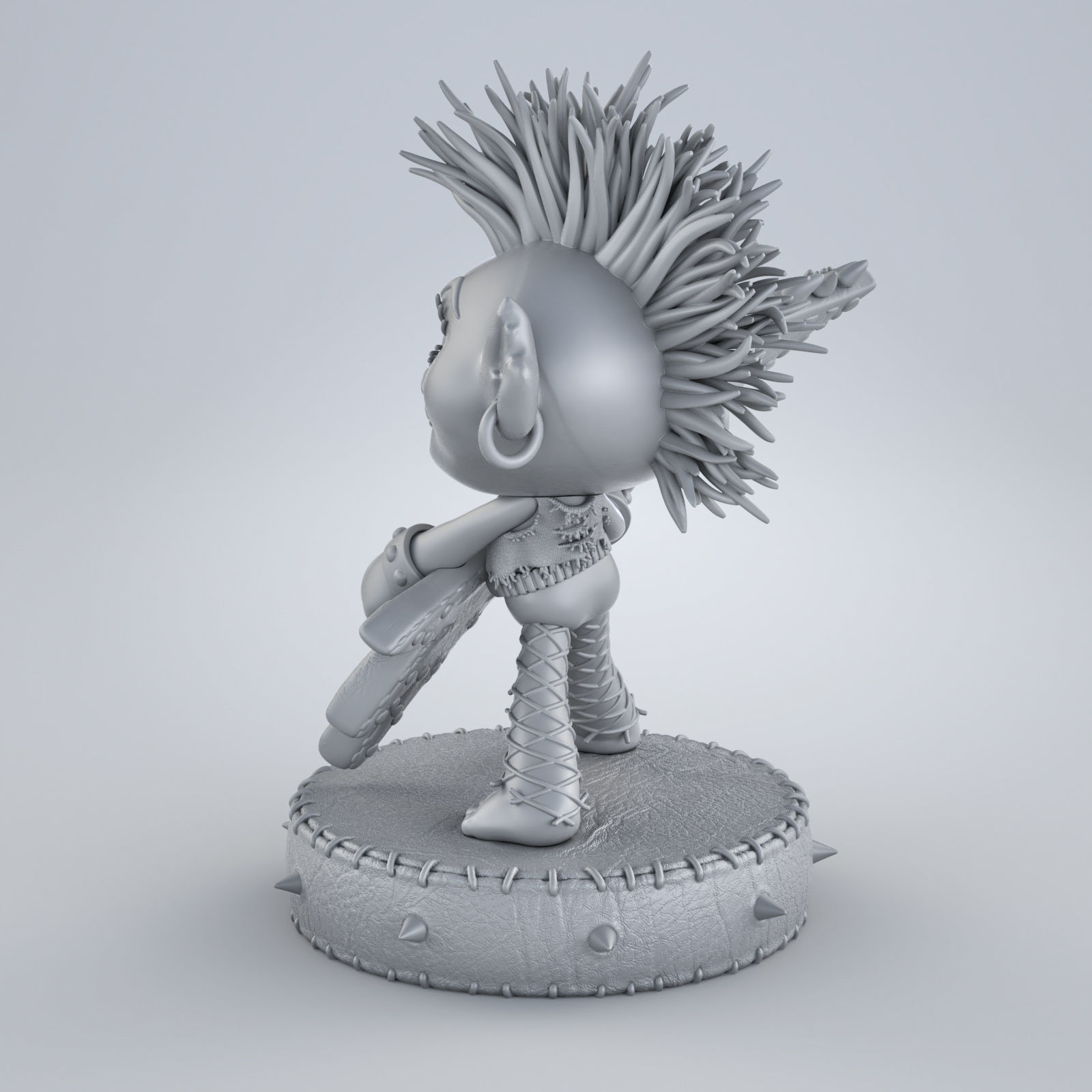 Queen Barb - Trolls World Tour 3D model 3D printable | CGTrader