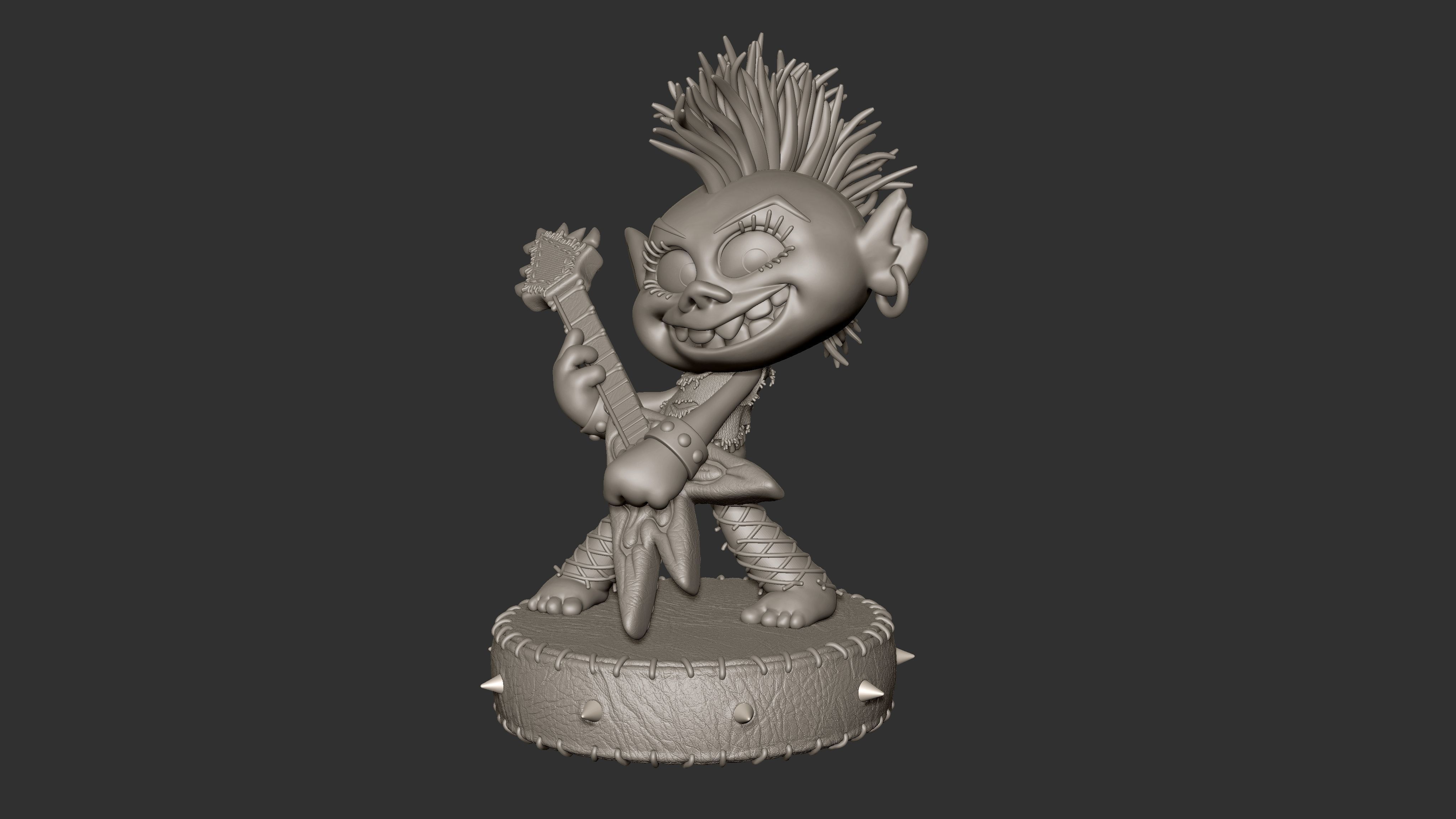 Queen Barb - Trolls World Tour 3D model 3D printable | CGTrader